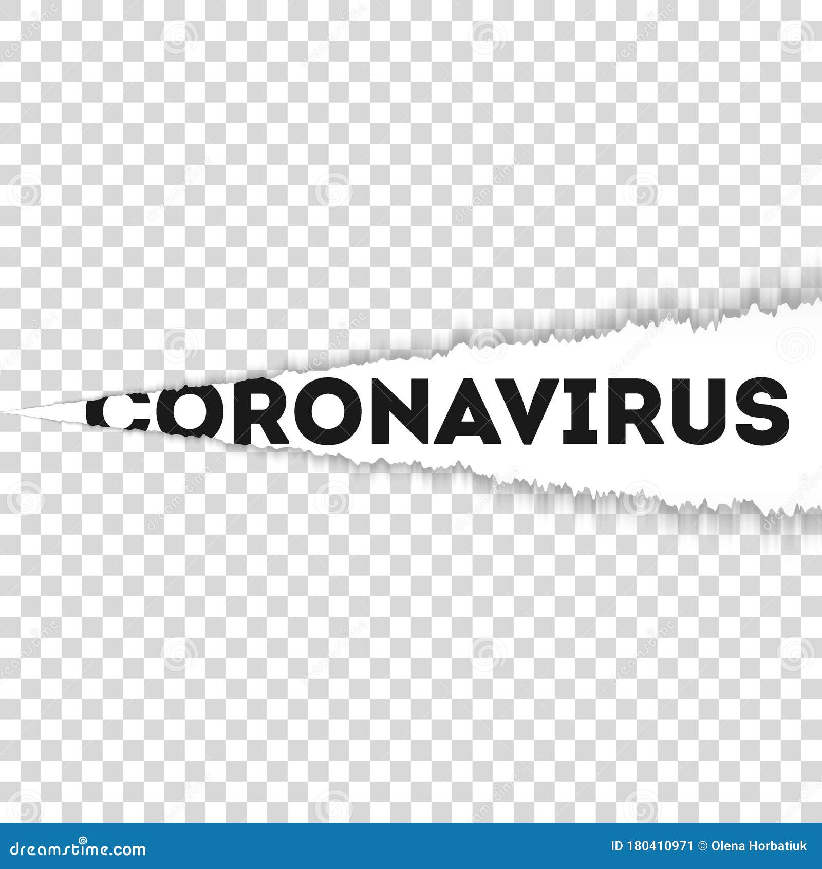 Torn, Snatched Window In Sheet Of Paper. Checkered, Transparent ...