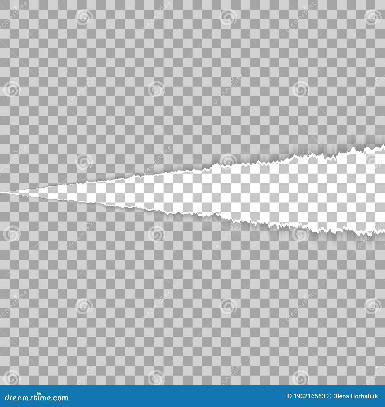 Torn, Snatched Window in Sheet of Paper. Template Design Stock Vector ...