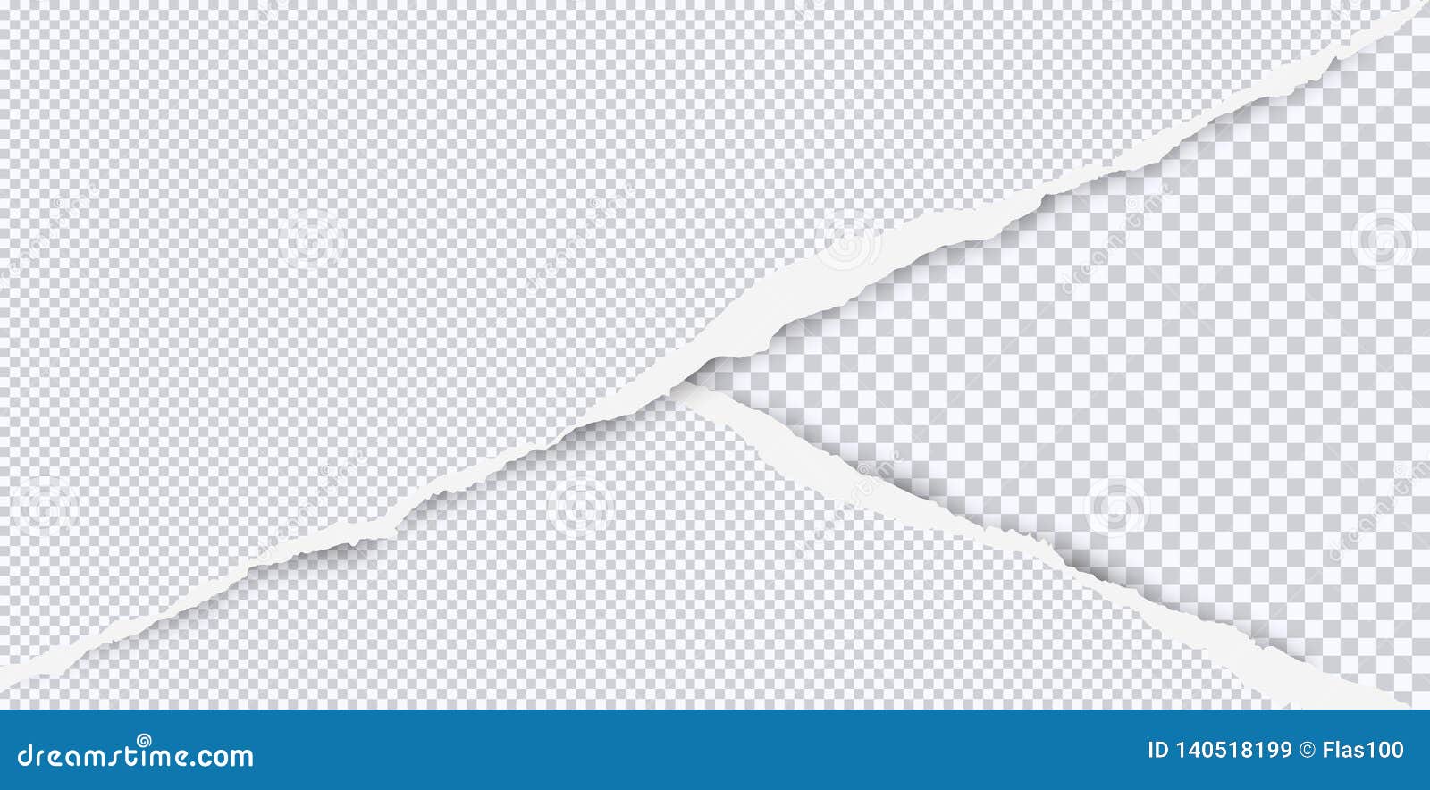 Torn Squared White Paper in Corners are on Background with Space for ...