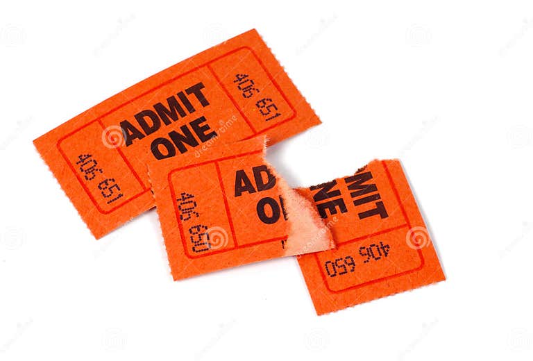 Torn Ticket stock photo. Image of tear, rides, torn, raffle - 70254