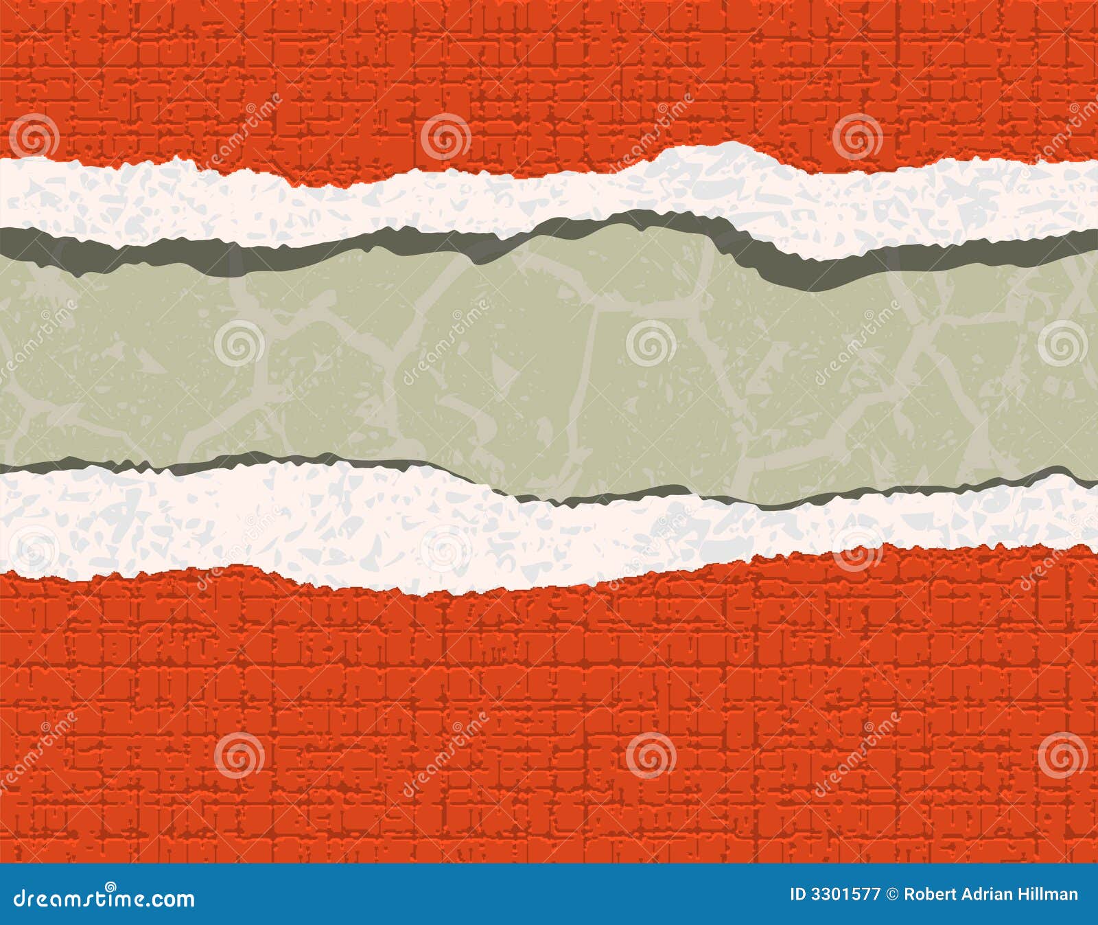 Torn wallpaper stock vector. Illustration of plaster, tattered - 3301577