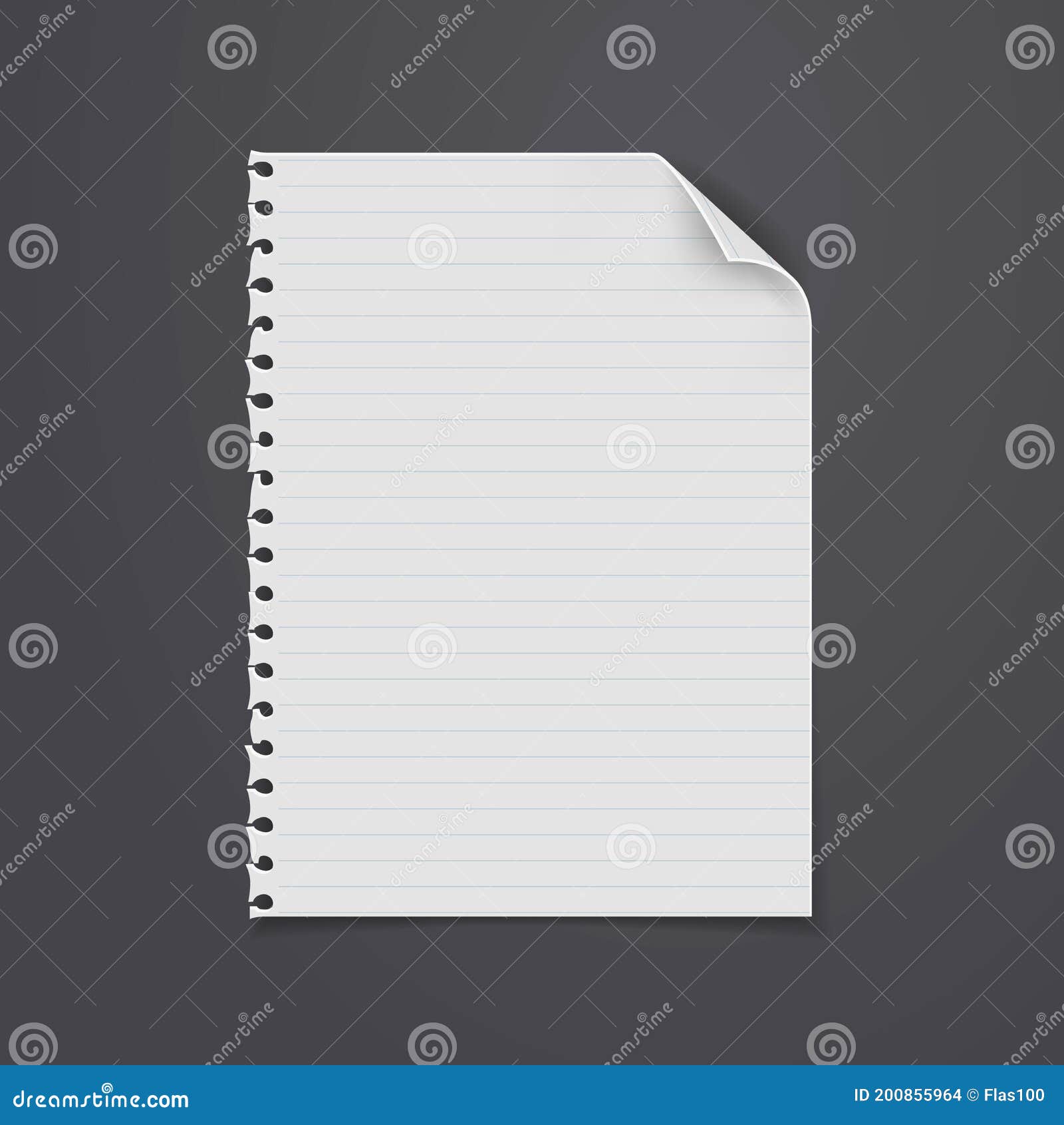 Torn And Folded Paper Set Cartoon Vector | CartoonDealer.com #31756989