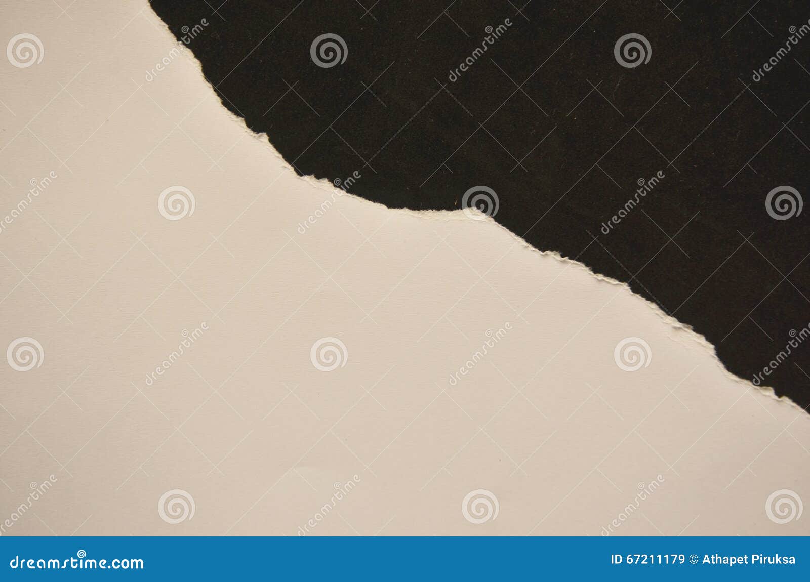 Torn White Paper on Black Background Stock Image - Image of tear, paper ...