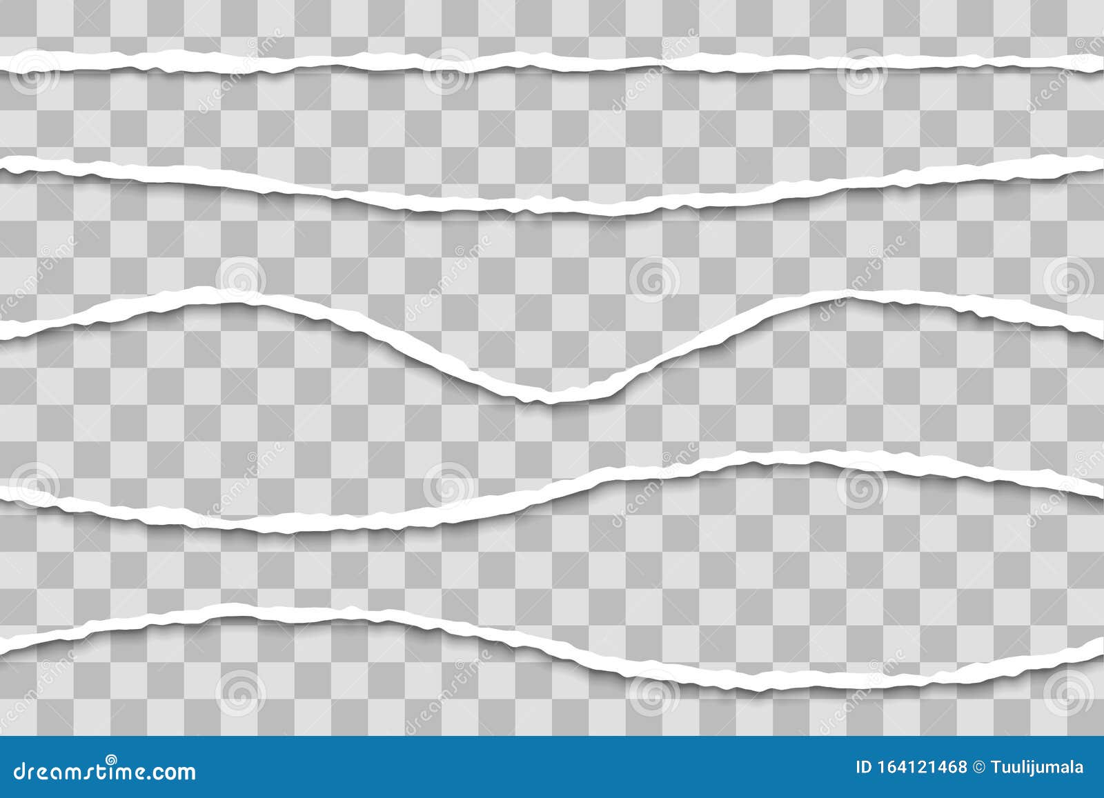 Torn White Paper Edge Design Element Stock Vector - Illustration of ...