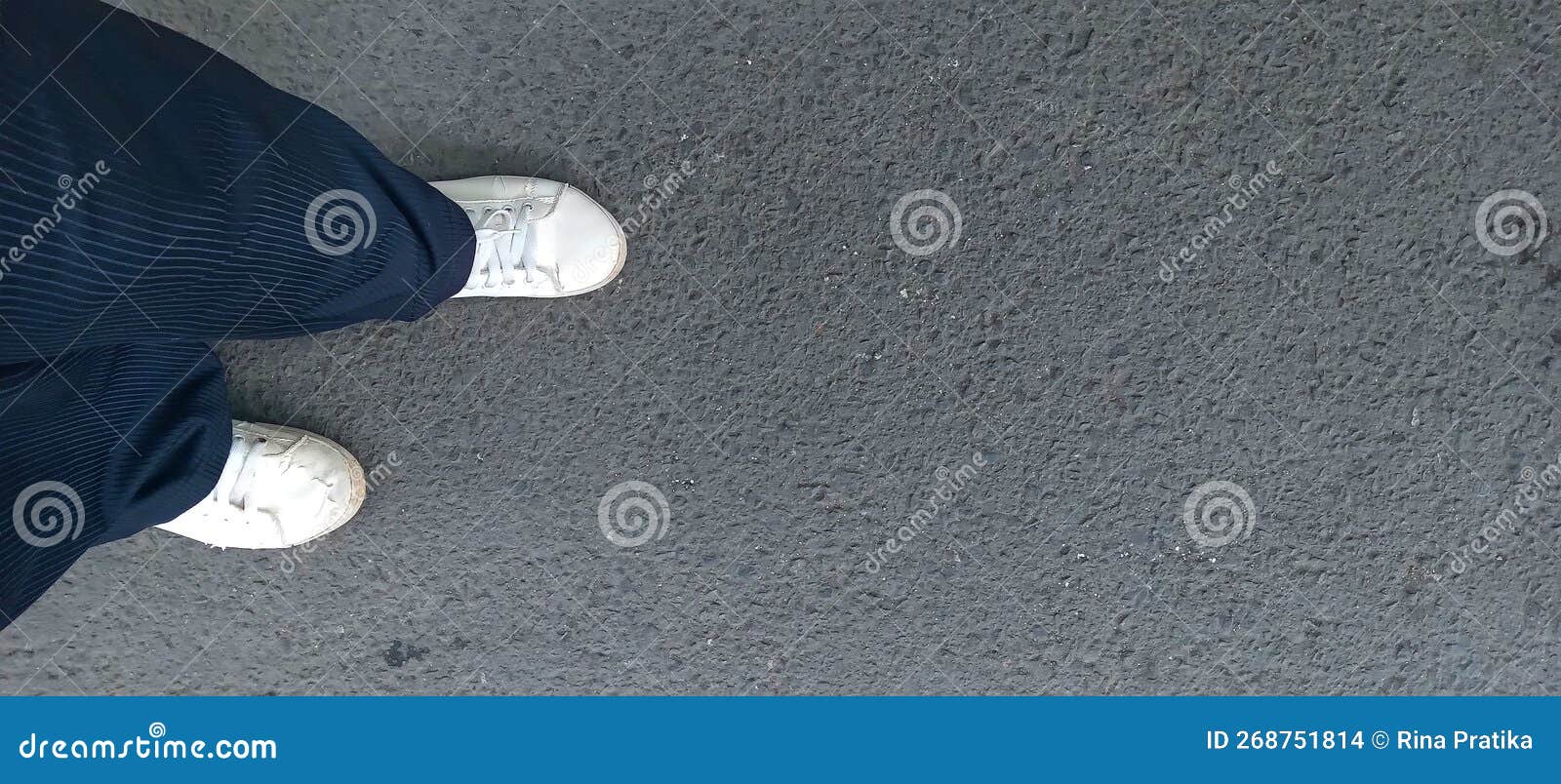 Torn White Shoes on the Hot Asphalt Stock Photo - Image of white, torn ...