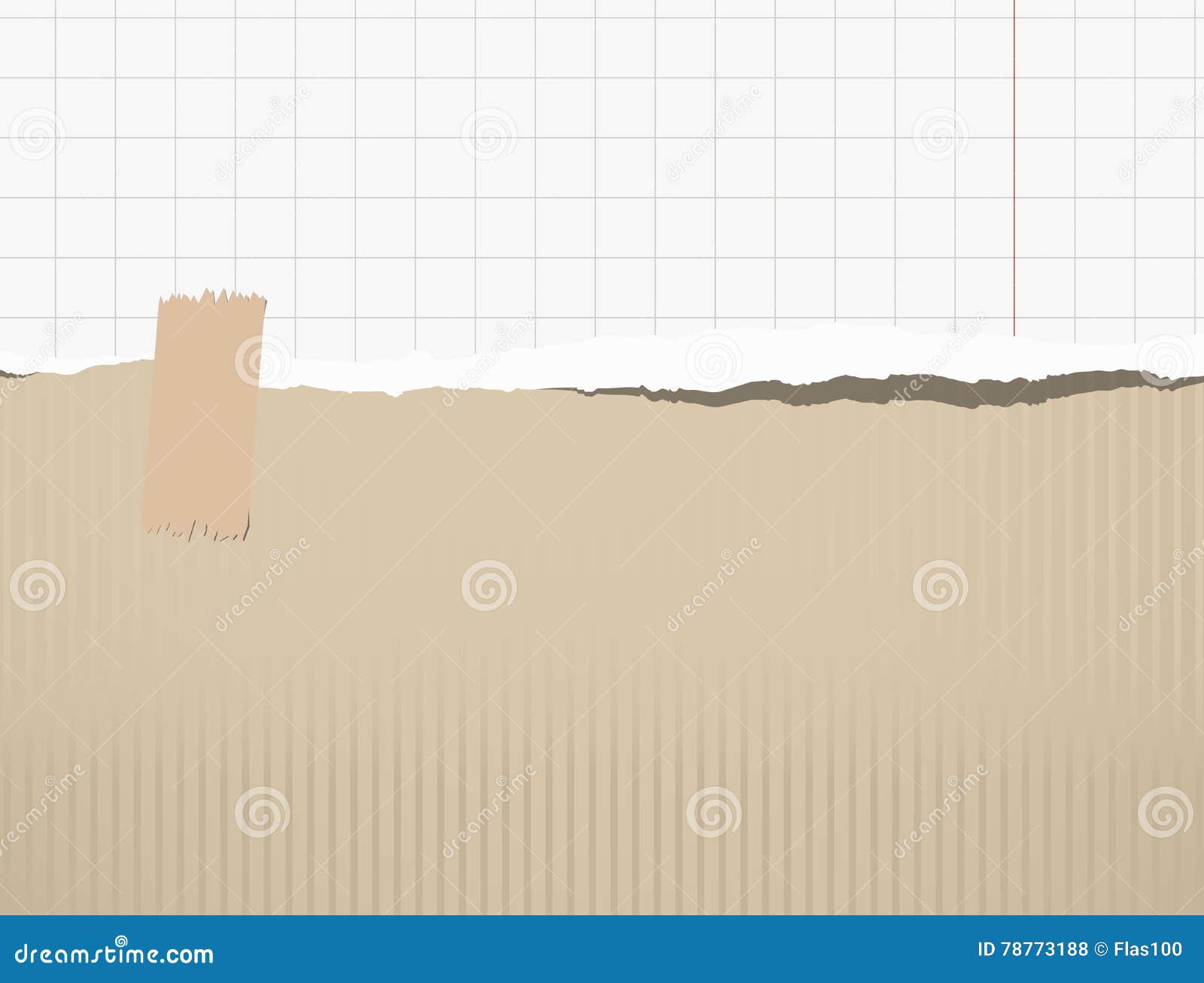 Striped Torn Paper Layout Vector Illustration | CartoonDealer.com #27163310