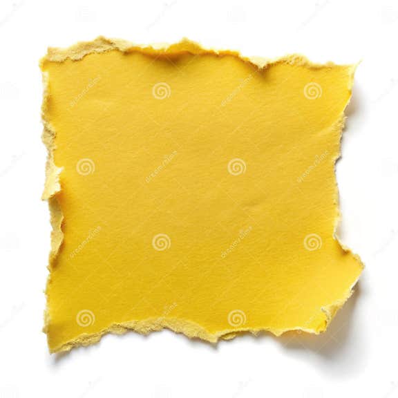 Torn Yellow Paper Texture for Scrapbooking Stock Illustration ...