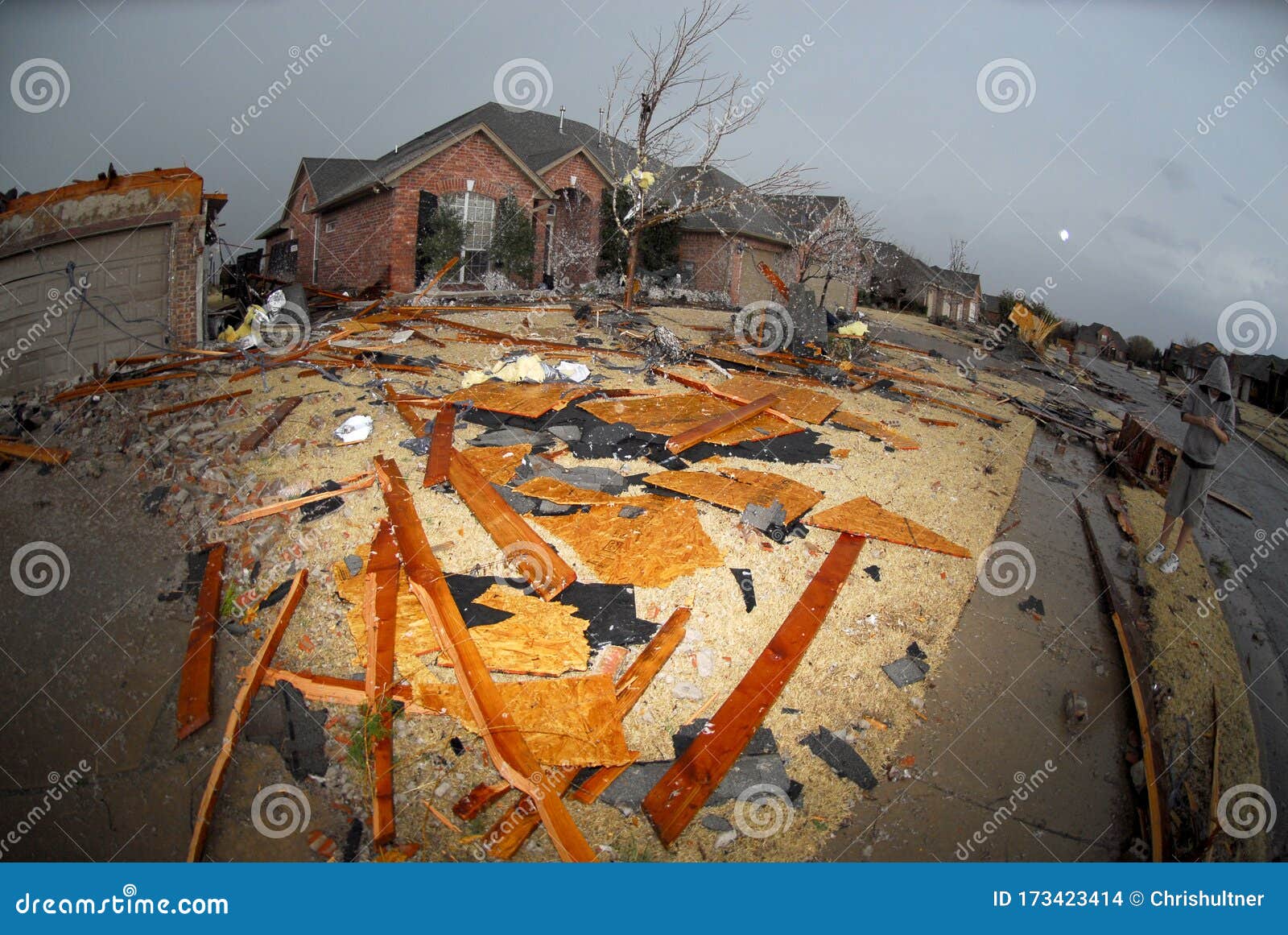 Tornado Damage from Spring Thunder Storms Editorial Stock Image - Image ...