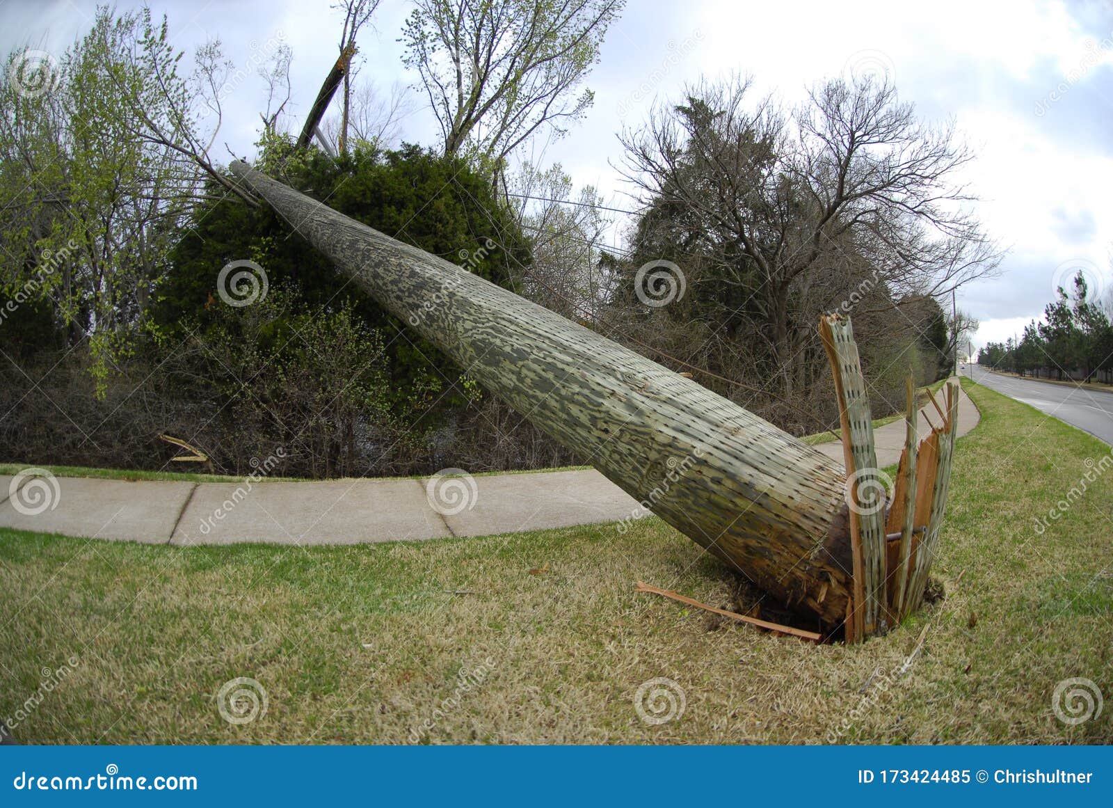Tornado Damage from Spring Thunder Storms Editorial Image - Image of ...