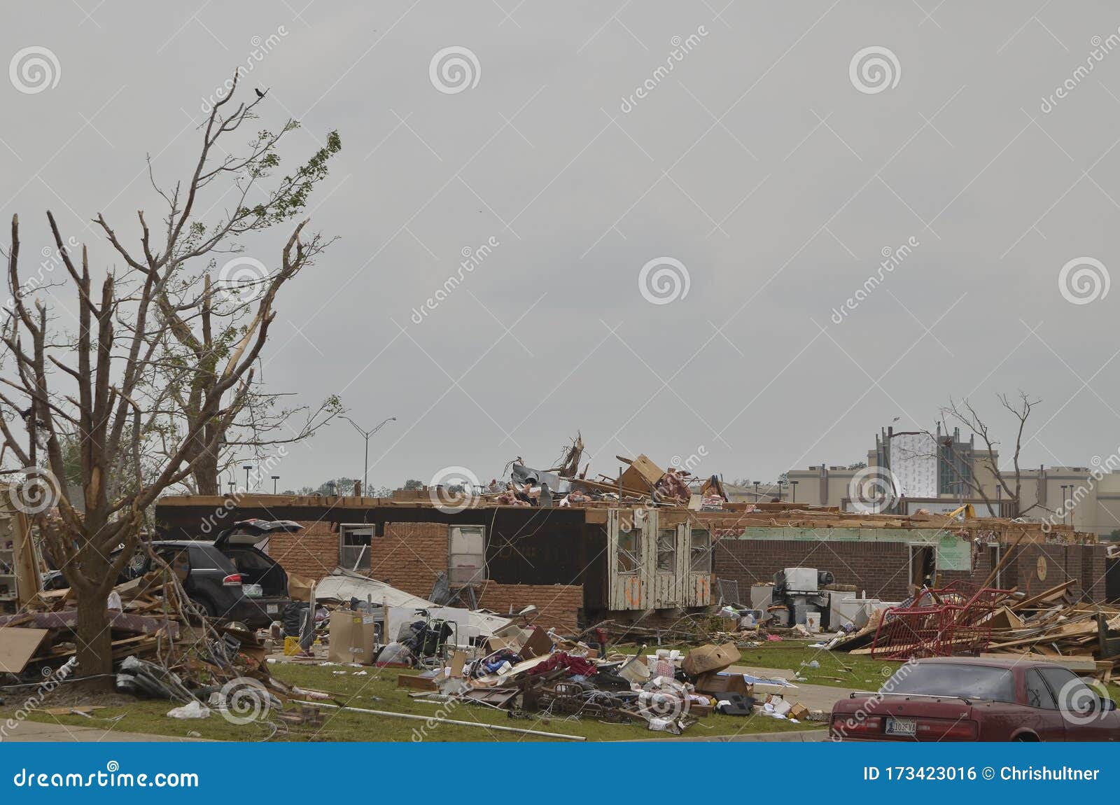 Tornado Damage from Spring Thunder Storms Editorial Photo - Image of ...