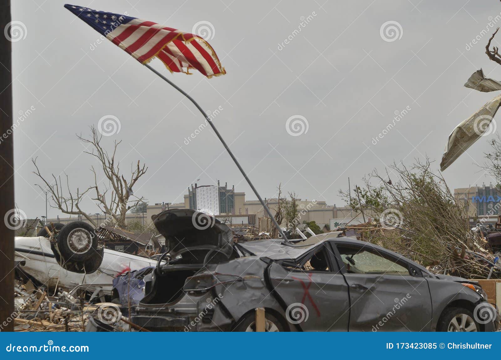 Tornado Damage from Spring Thunder Storms Editorial Image - Image of ...
