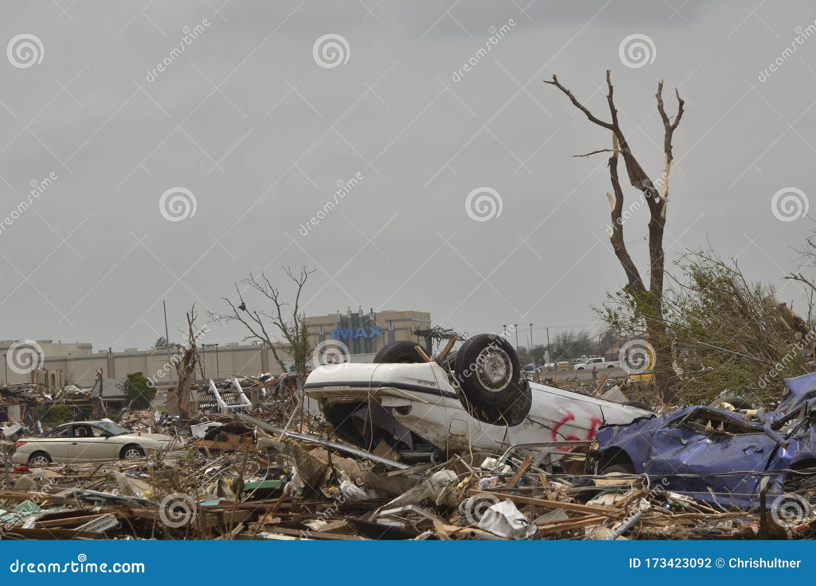 Tornado Damage from Spring Thunder Storms Editorial Photography - Image ...