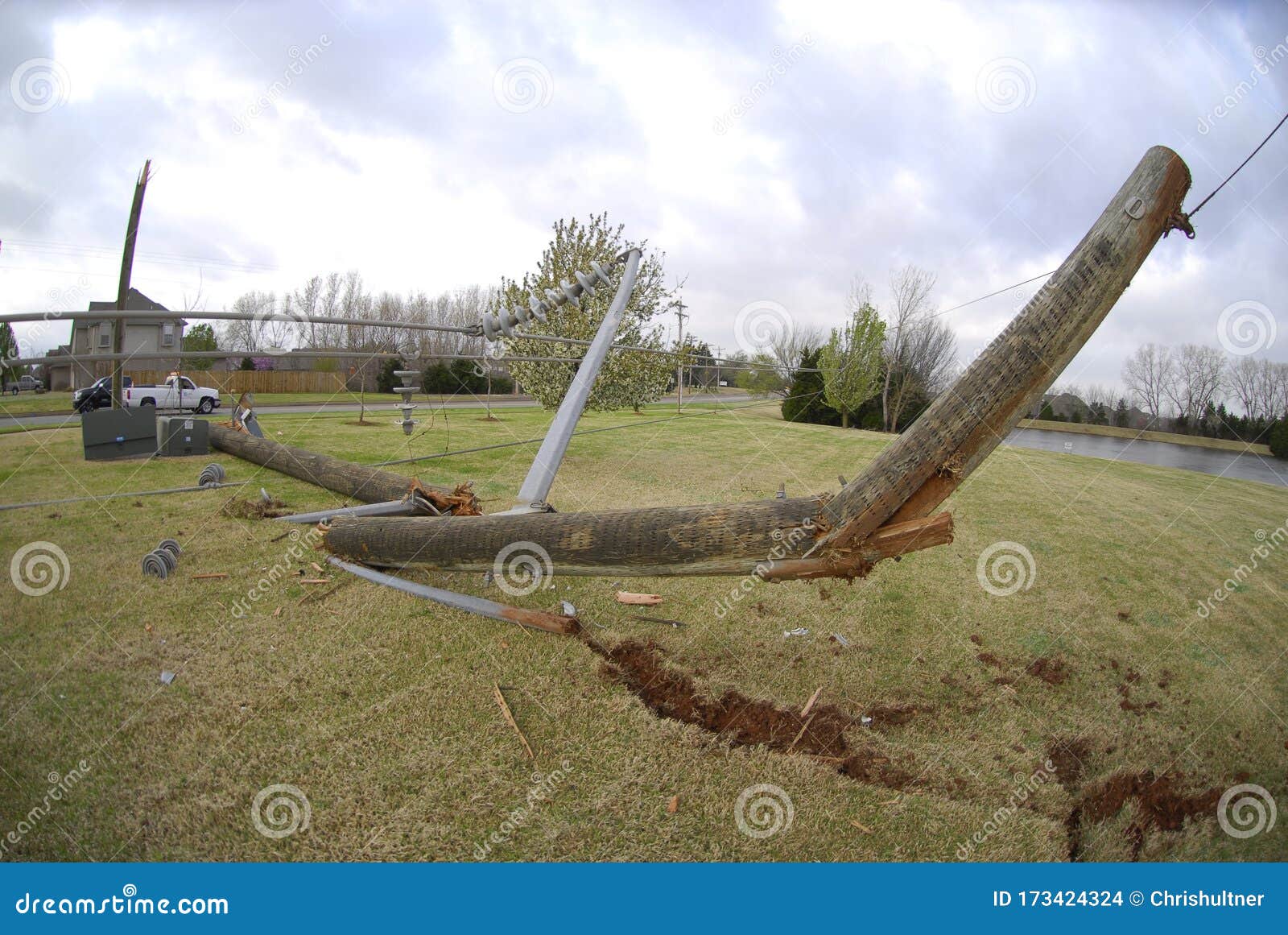 Tornado Damage from Spring Thunder Storms Editorial Stock Image - Image ...