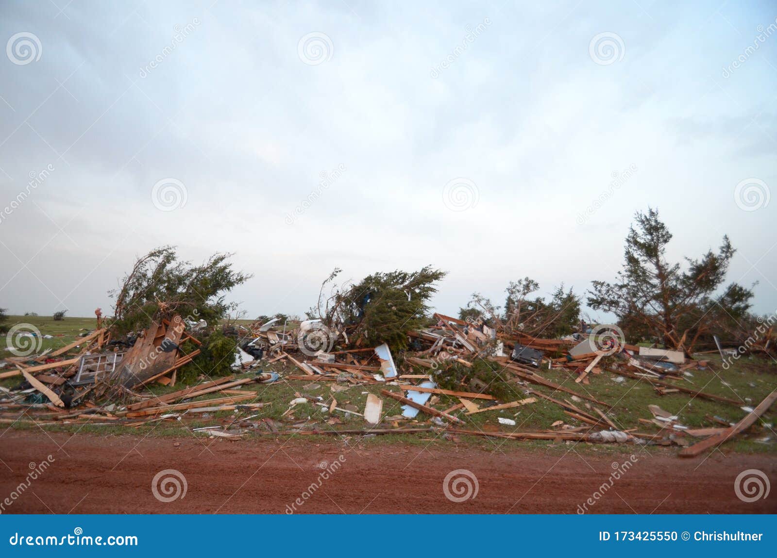 Tornado Damage from Spring Thunder Storms Editorial Image - Image of ...