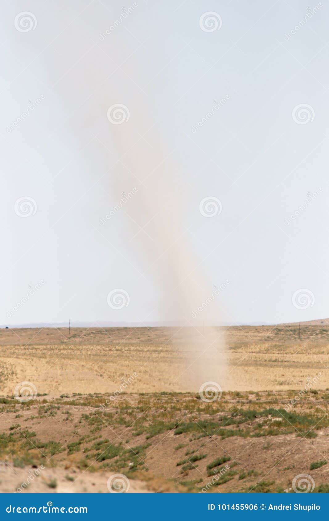 Tornado in the Field of Dust Stock Photo - Image of grass, fear: 101455906