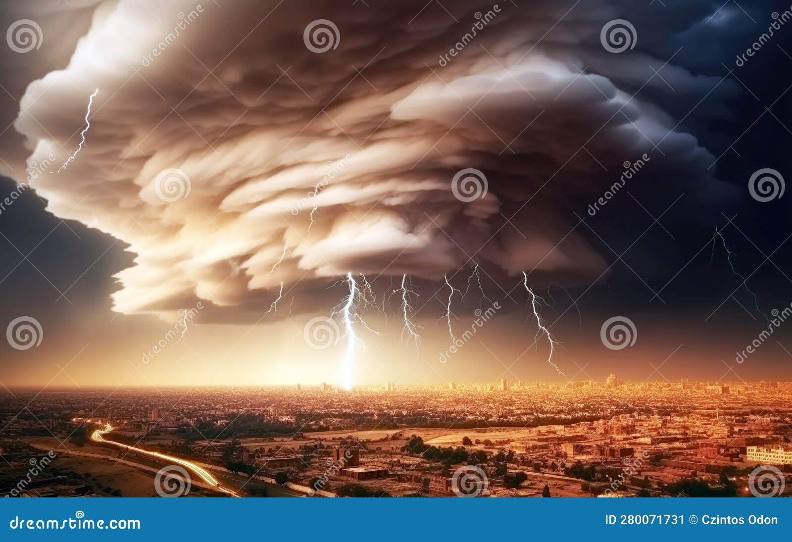 Twisted Thunder Lighting Bolts Frame, Magnetic Swirl With Electric ...