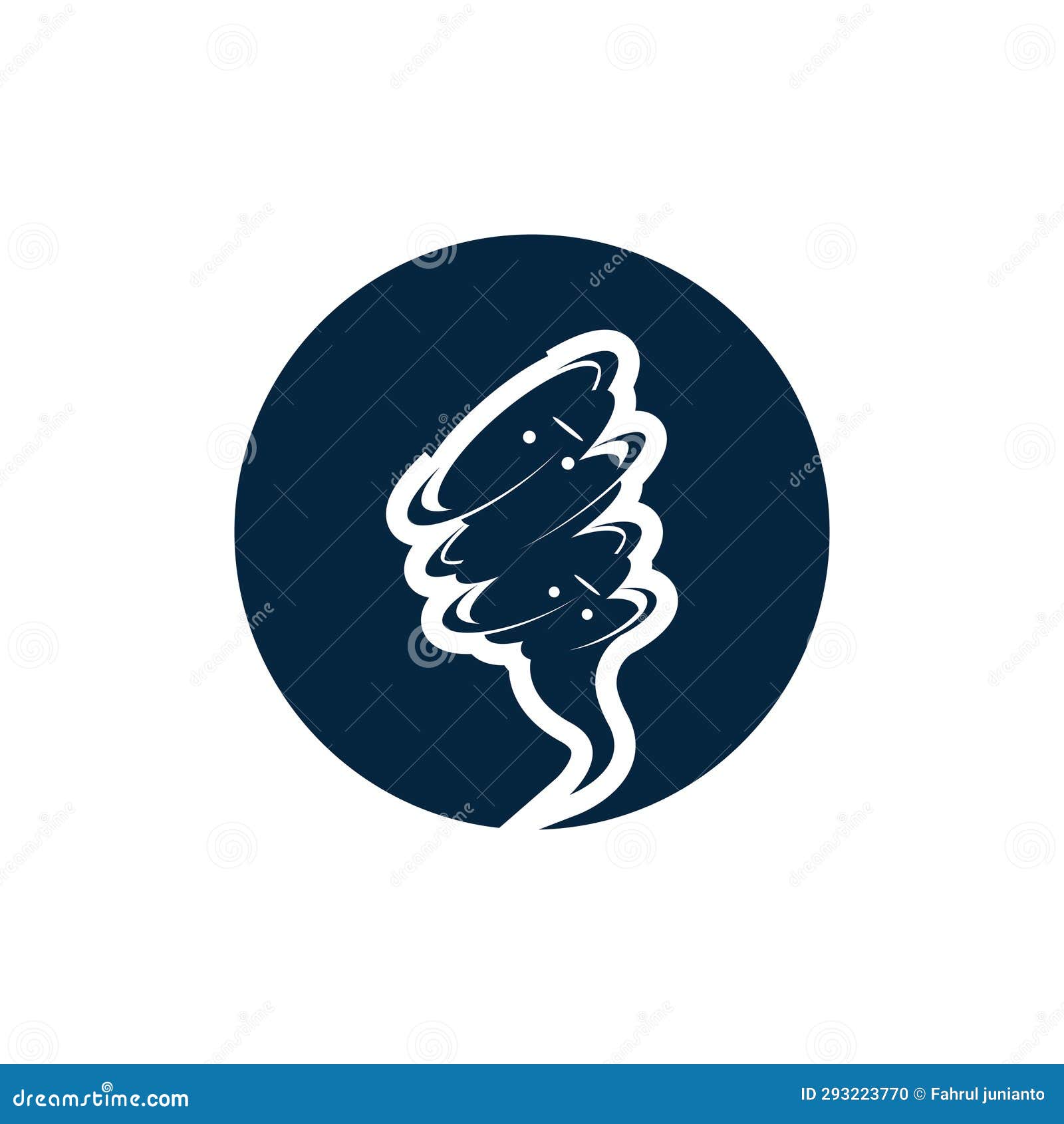 Tornado Logo Symbol Vector Illustration Design Stock Vector ...