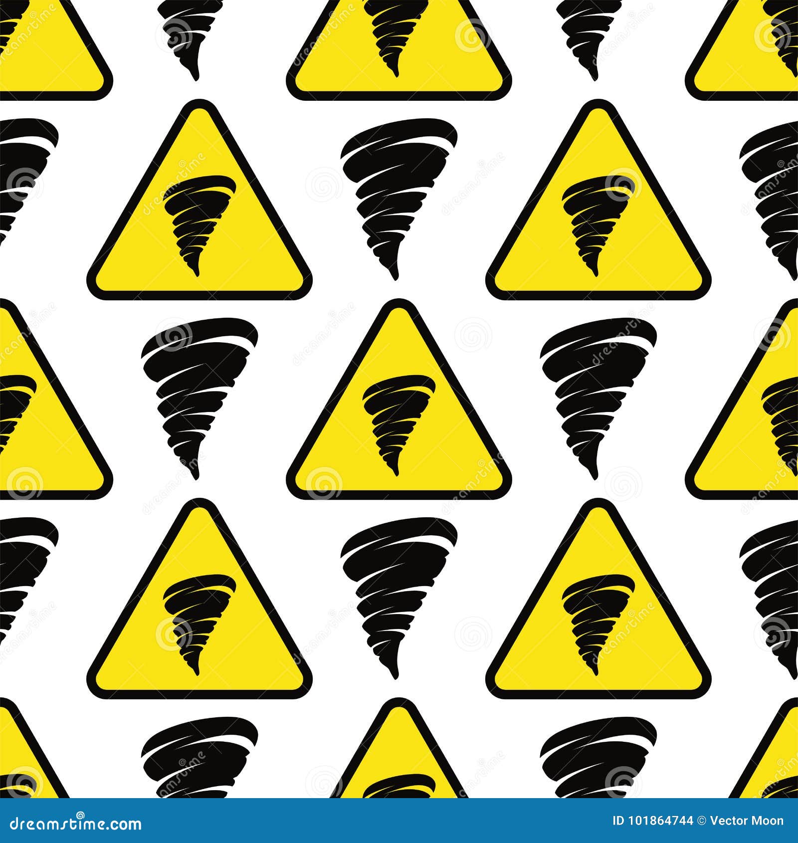 Tornado Seamless Pattern Repeat Orange Color Twister Background Danger ...