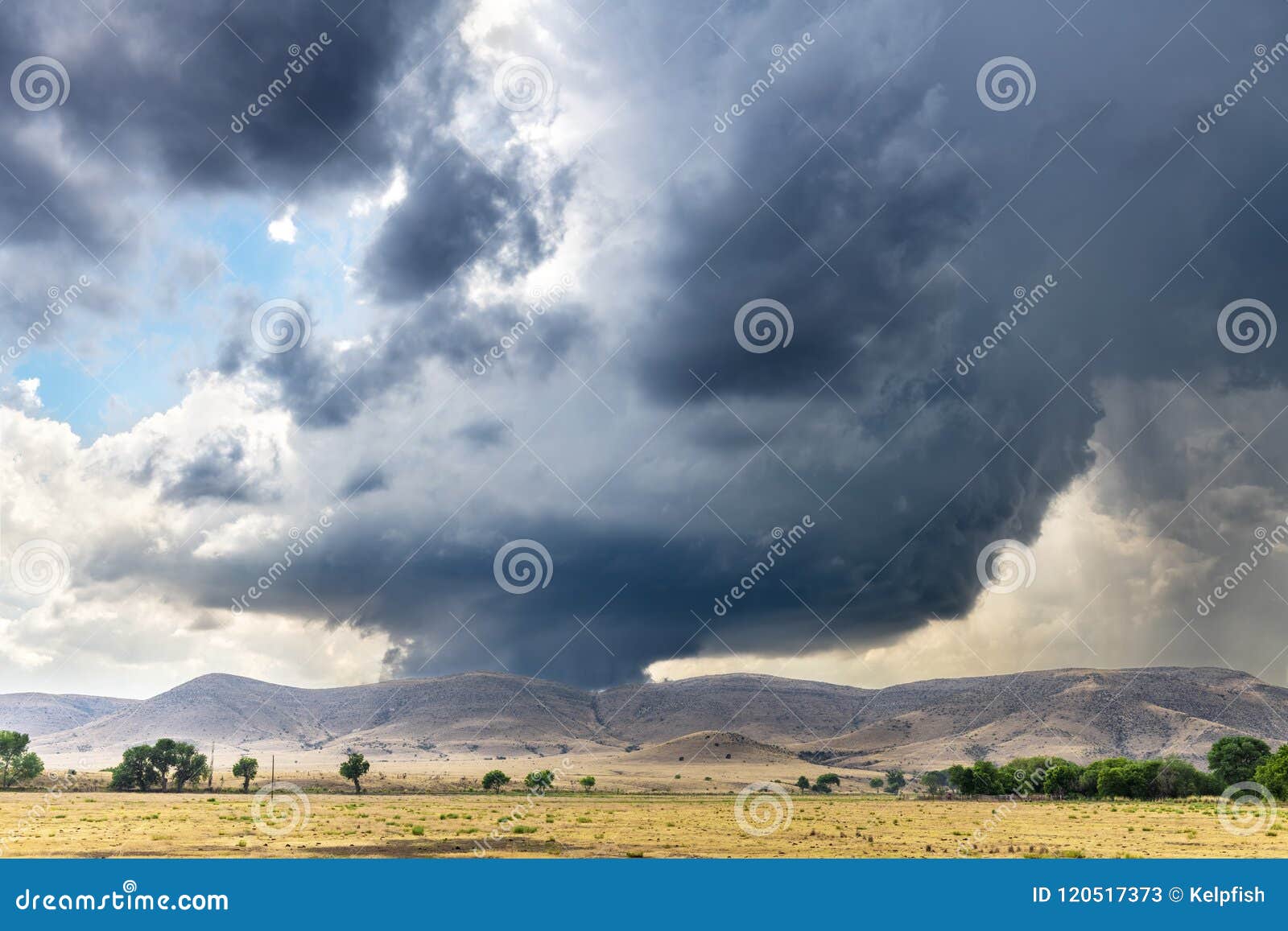 Tornado Supercell in Oklahoma Stock Image - Image of plains ...