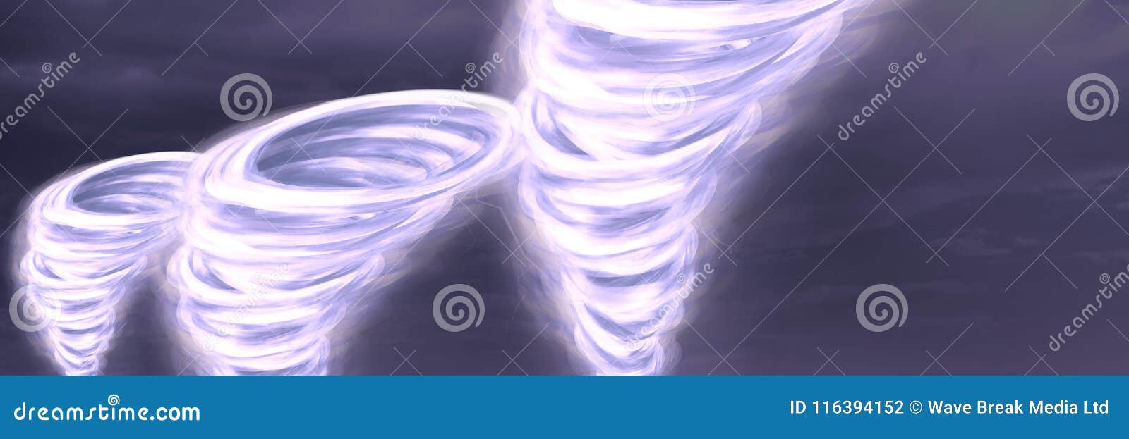 Tornado Twisters Painted and Purple Background Stock Illustration ...