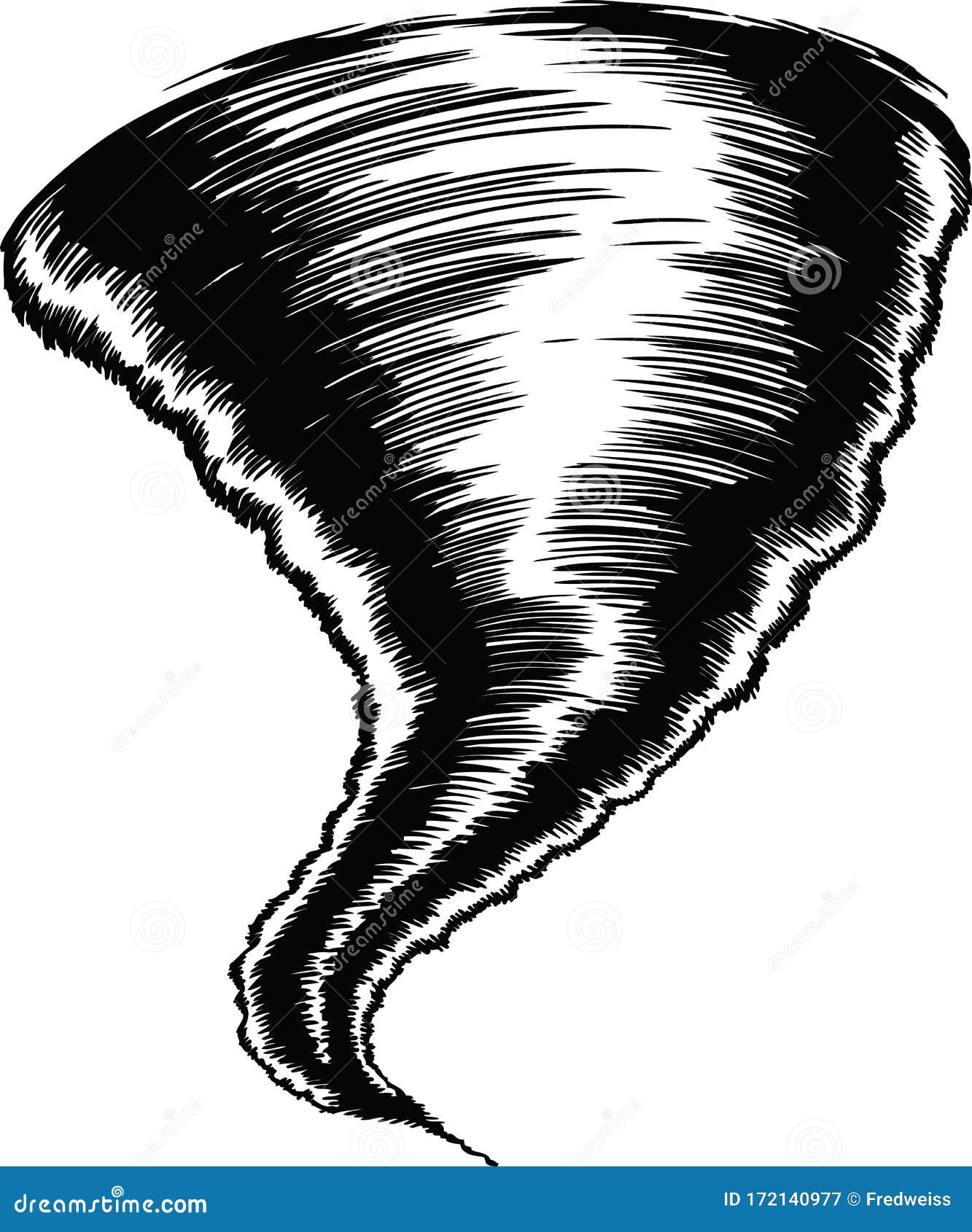 Tornado Vector Illustration Stock Vector - Illustration of weather ...