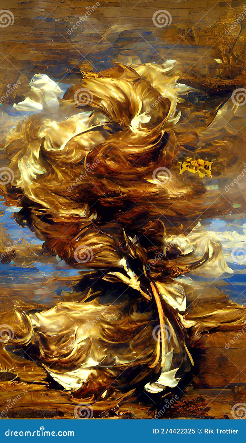 Abstract Tornado with Debris Inside Stock Illustration - Illustration ...