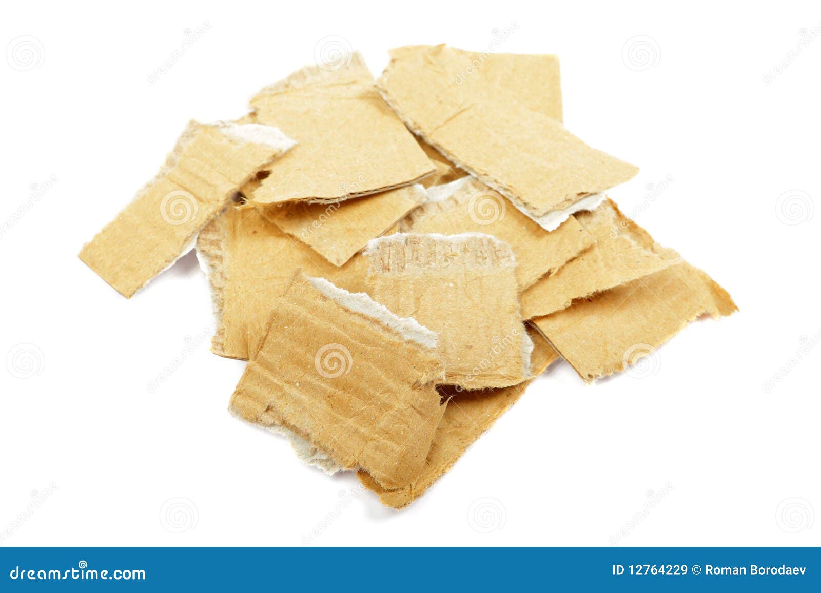 Torned Corrugated Box Revealing Question Mark. Stock Photography ...