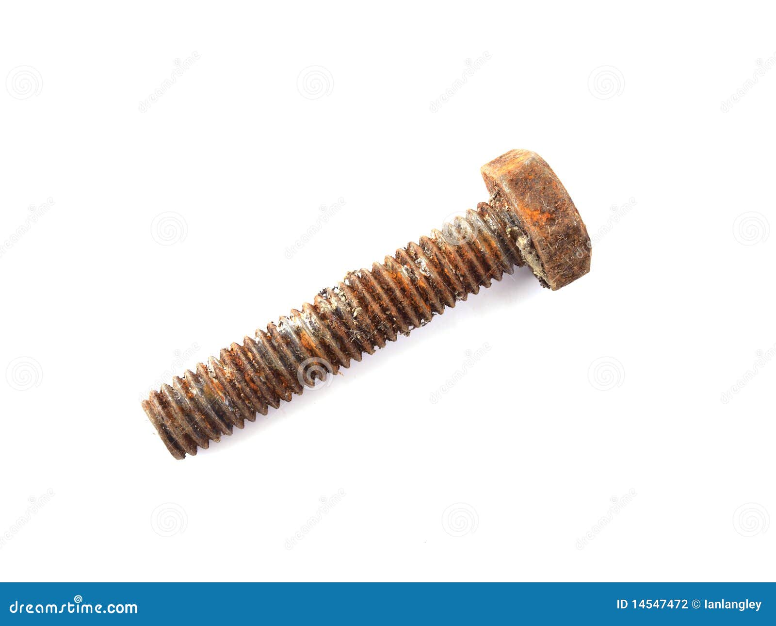 Tornillo oxidado foto de archivo. Imagen de tornillos - 14547472