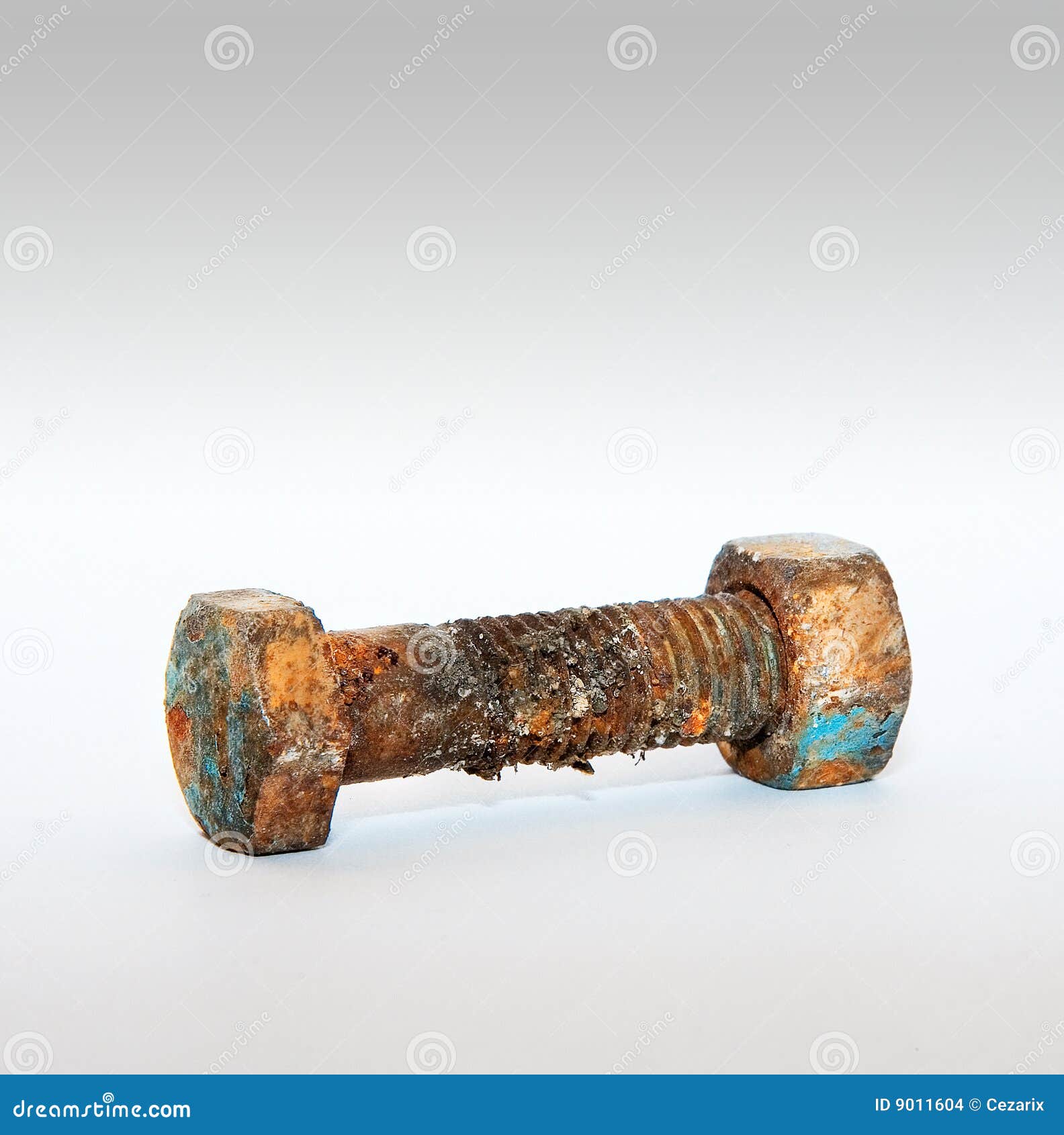 Tornillo oxidado foto de archivo. Imagen de moho, ambiente - 9011604