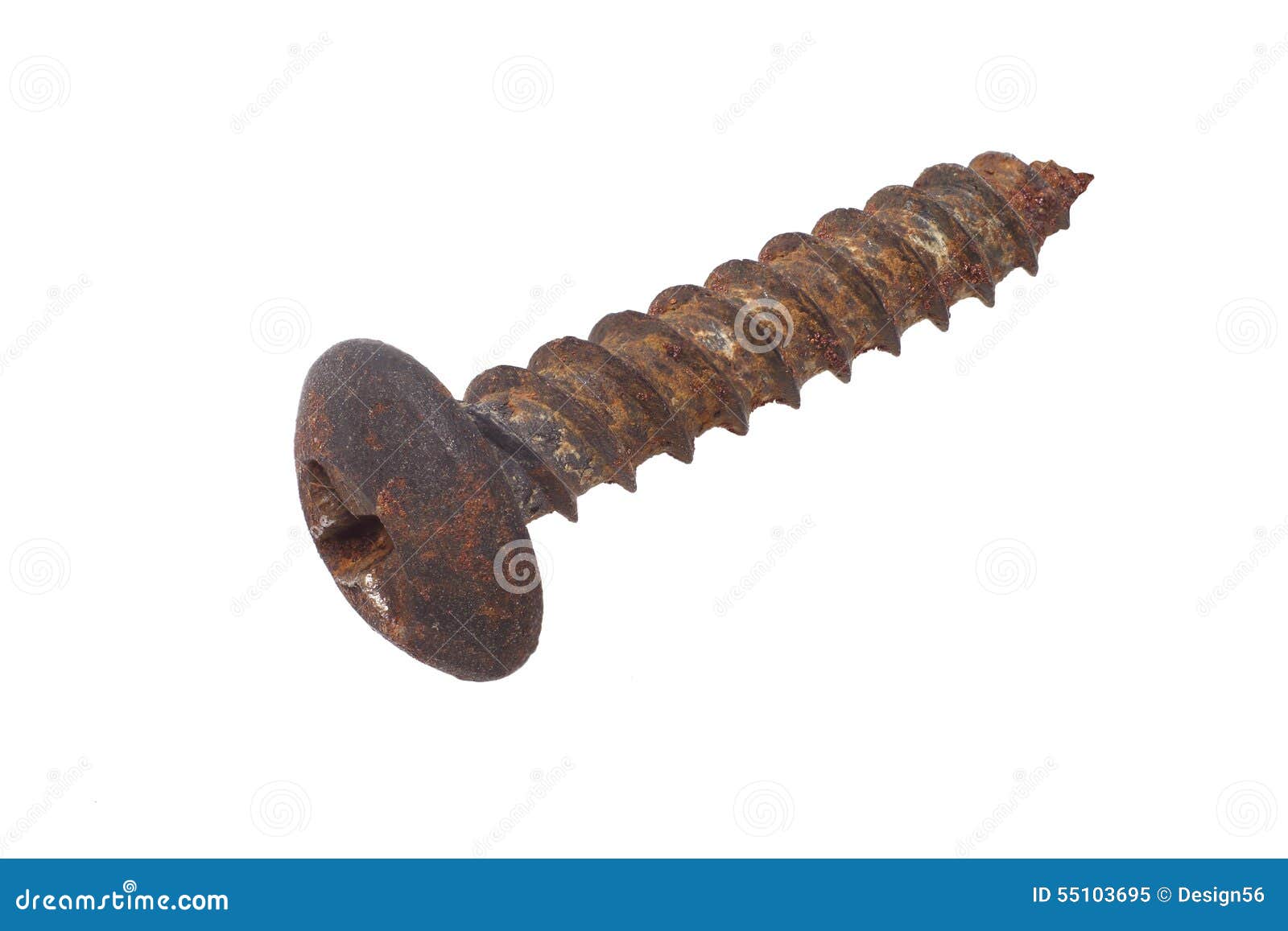 Tornillo oxidado viejo imagen de archivo. Imagen de moho - 55103695