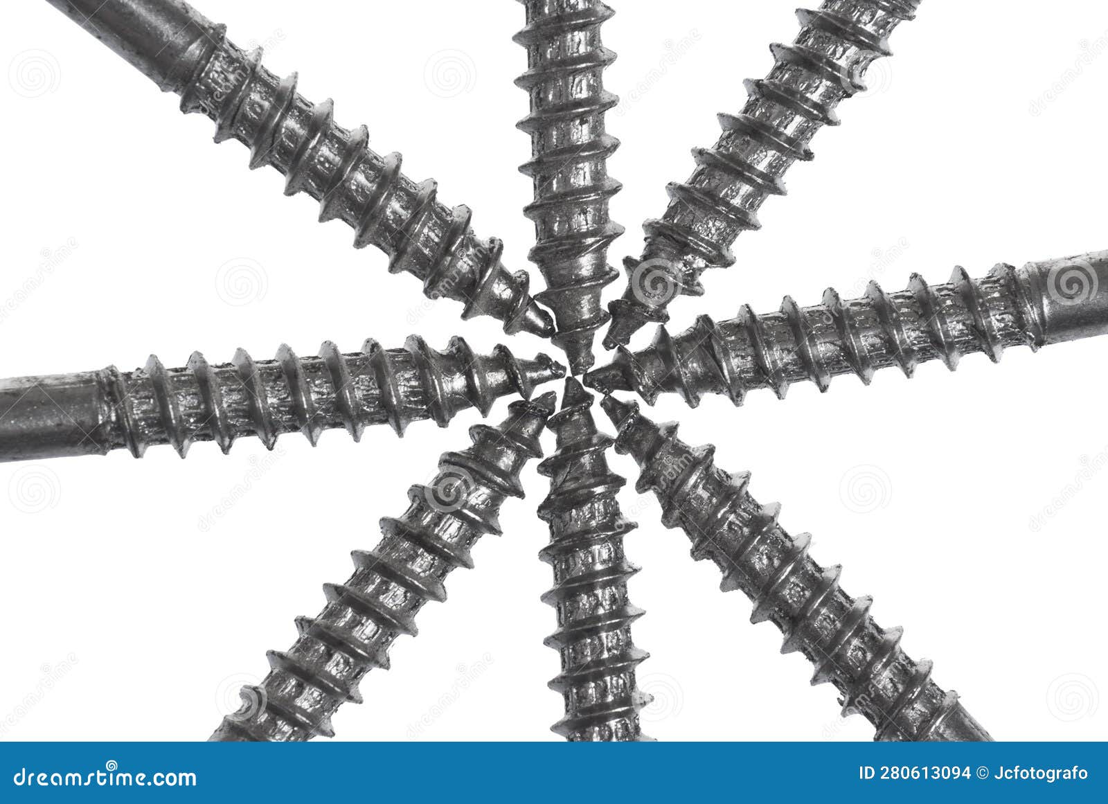 Tornillos en circulo stock photo. Image of store, galvanized - 280613094
