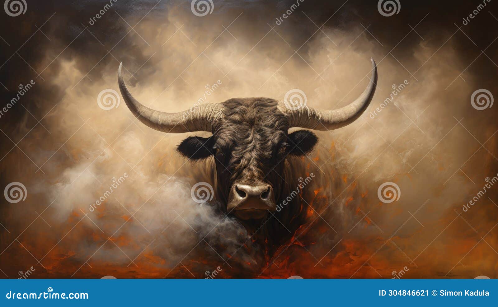 Toro Toro Concept, Raging Bull Stock Illustration - Illustration of ...