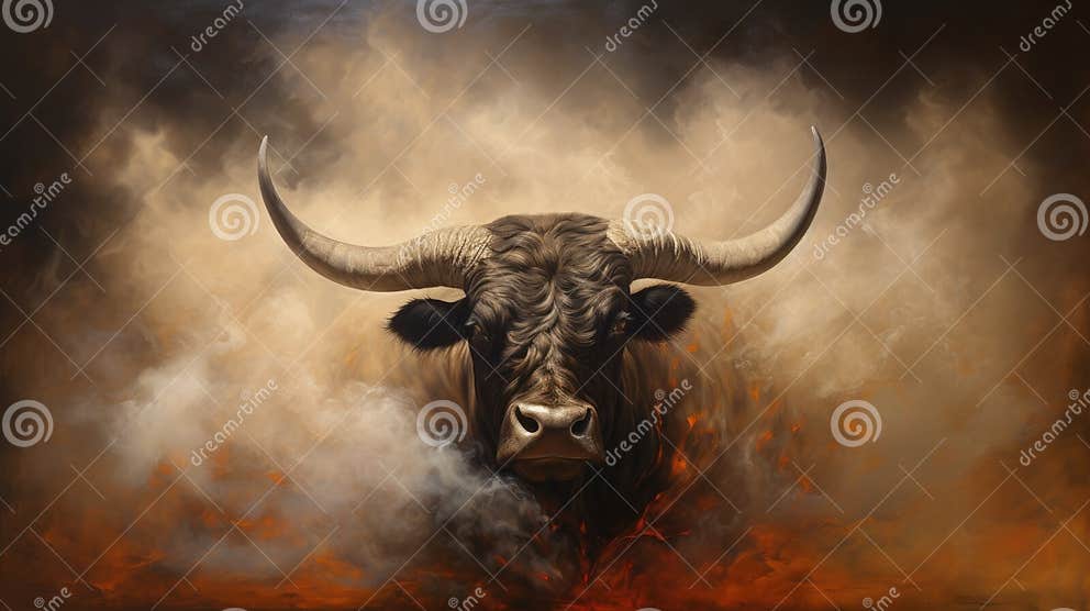 Toro Toro Concept, Raging Bull Stock Illustration - Illustration of ...