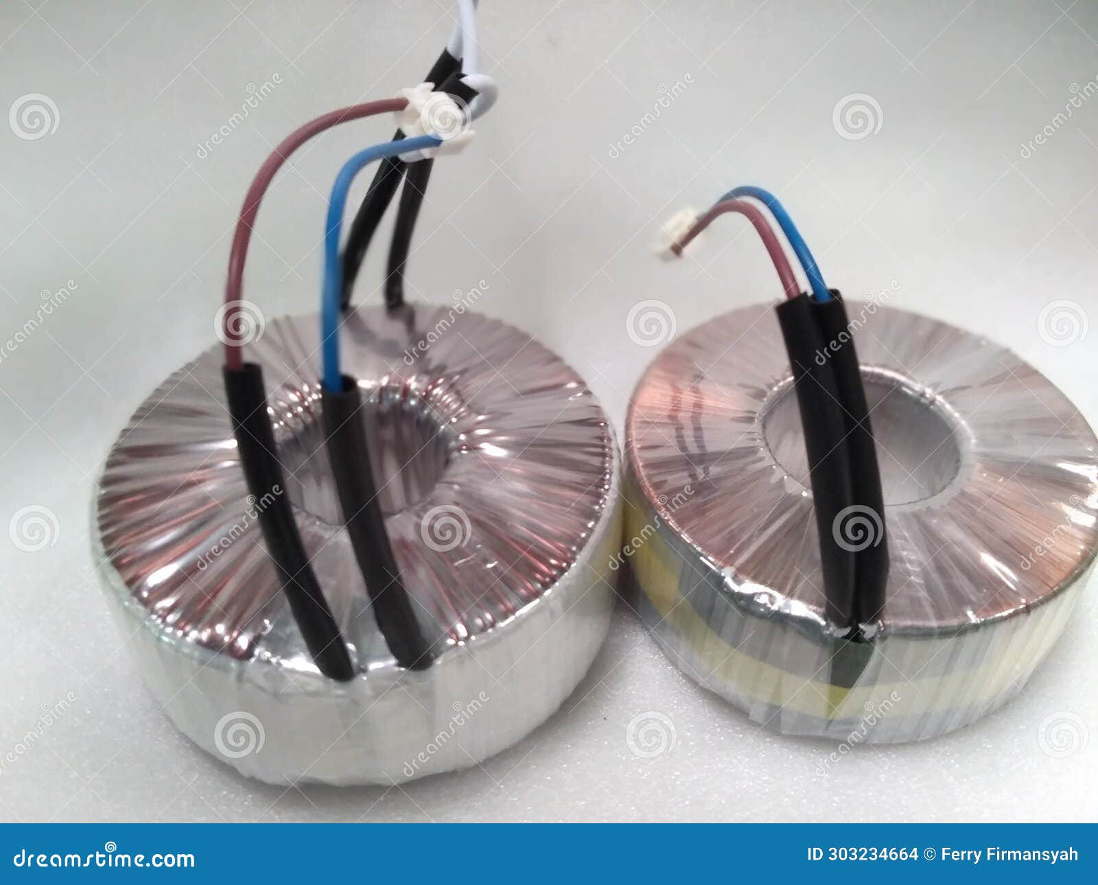 Toroidal Power Transformer stock photo. Image of industries - 303234664