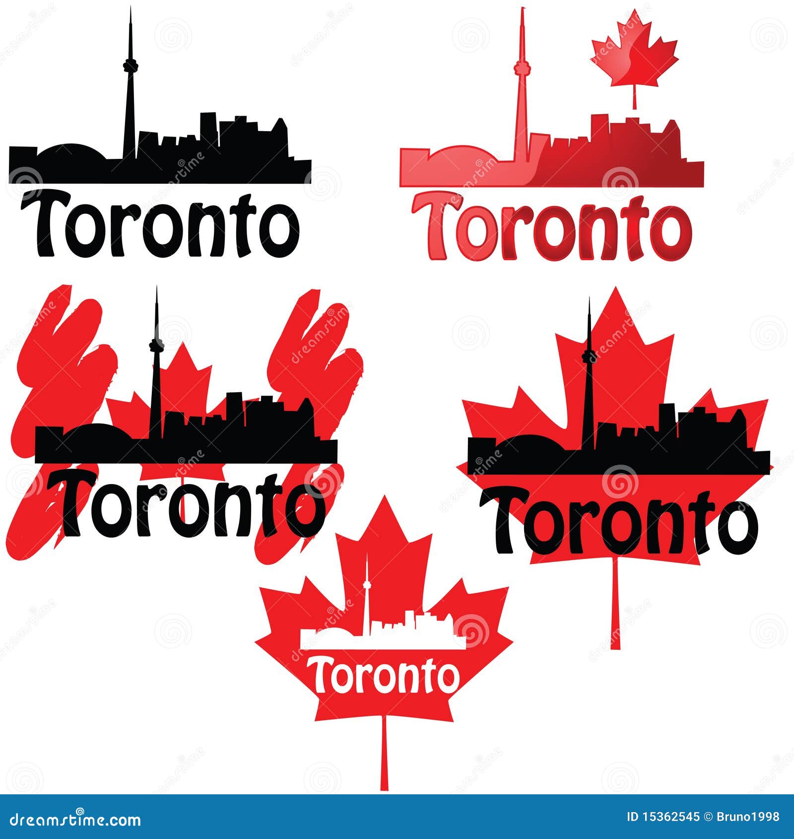 Toronto stock vector. Illustration of toronto, north - 15362545