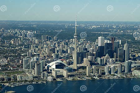 Toronto Aerial Skyline stock photo. Image of skyline, cessna - 94092