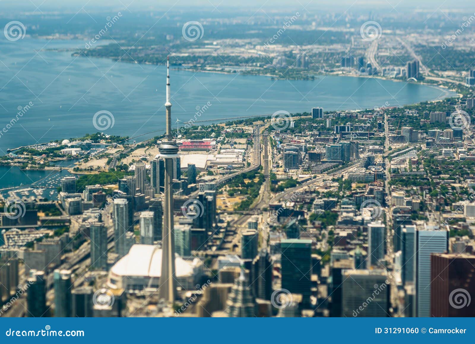 Toronto Aerial View stock photo. Image of exterior, downtown - 31291060