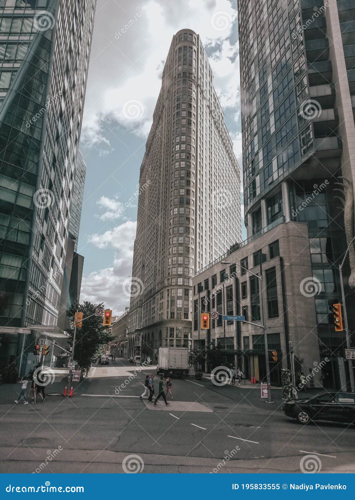 Toronto Architecture Downtown Building Editorial Image - Image of ...