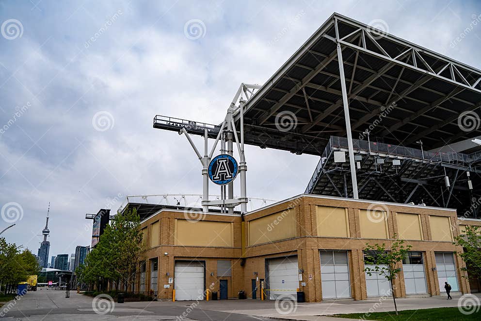 Toronto Argonauts Sign at BMO Field Stadium. Editorial Photography ...