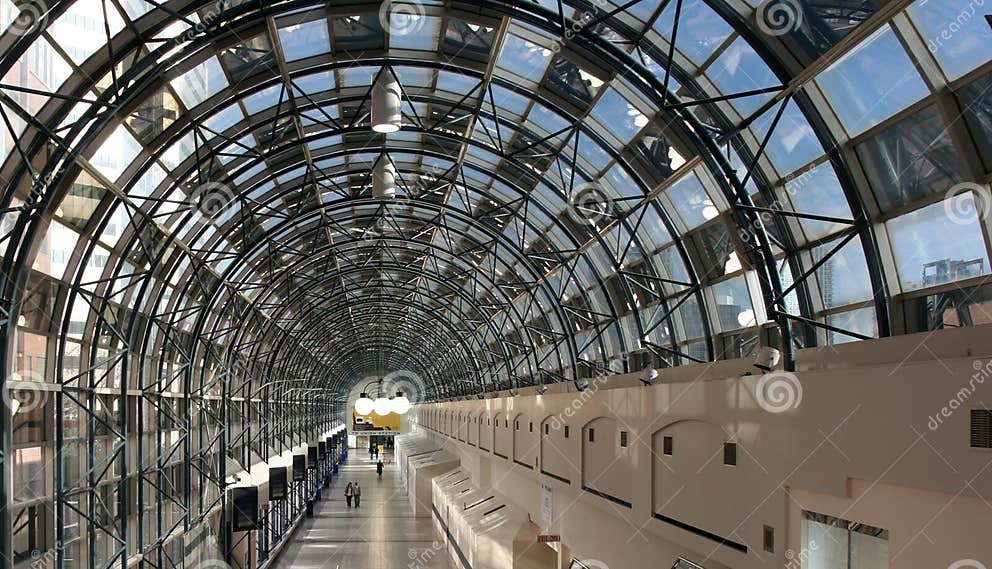Toronto Atrium stock photo. Image of walking, truss, smooth - 1815660