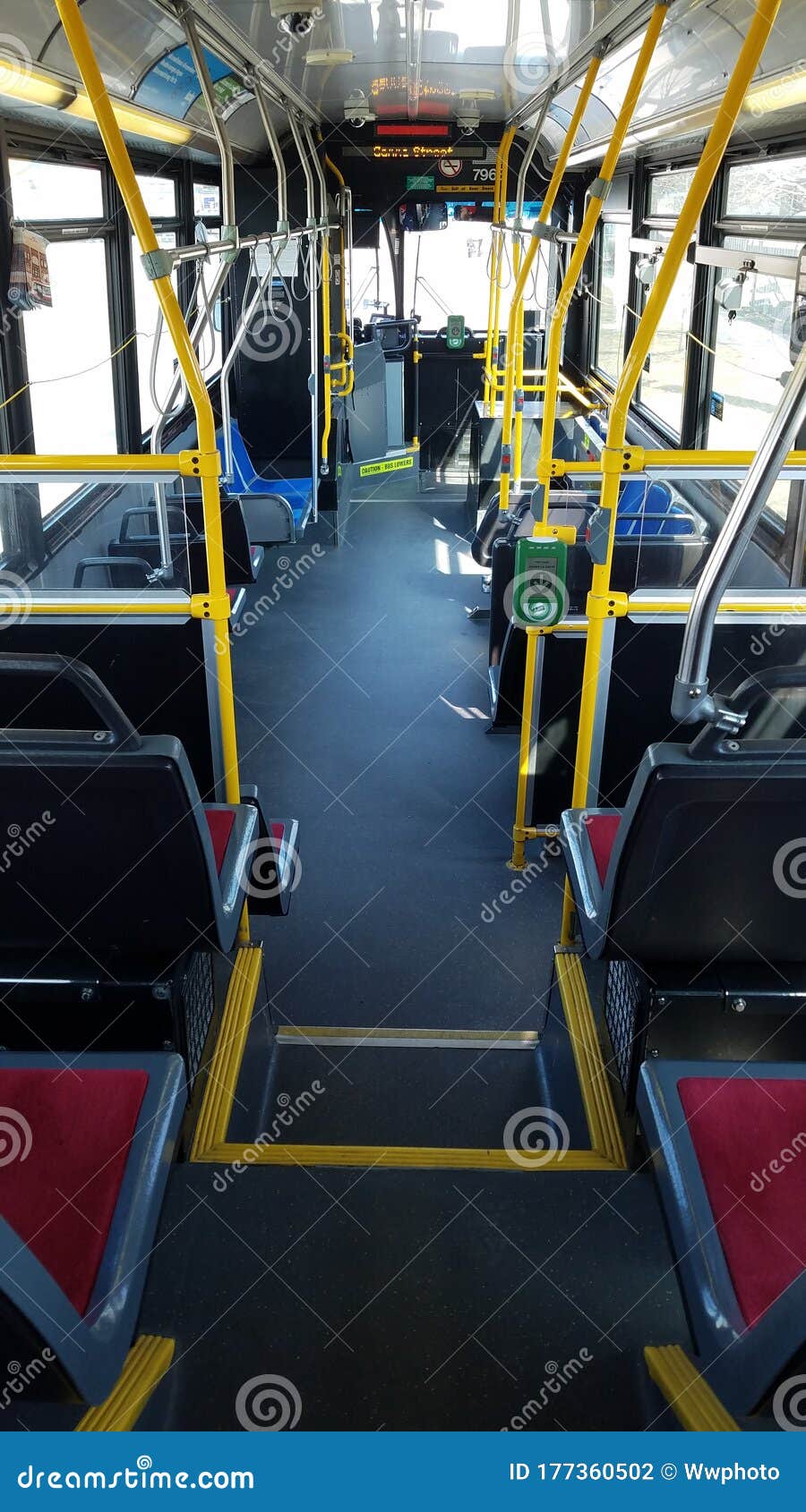 Toronto bus inside editorial photography. Image of system - 177360502