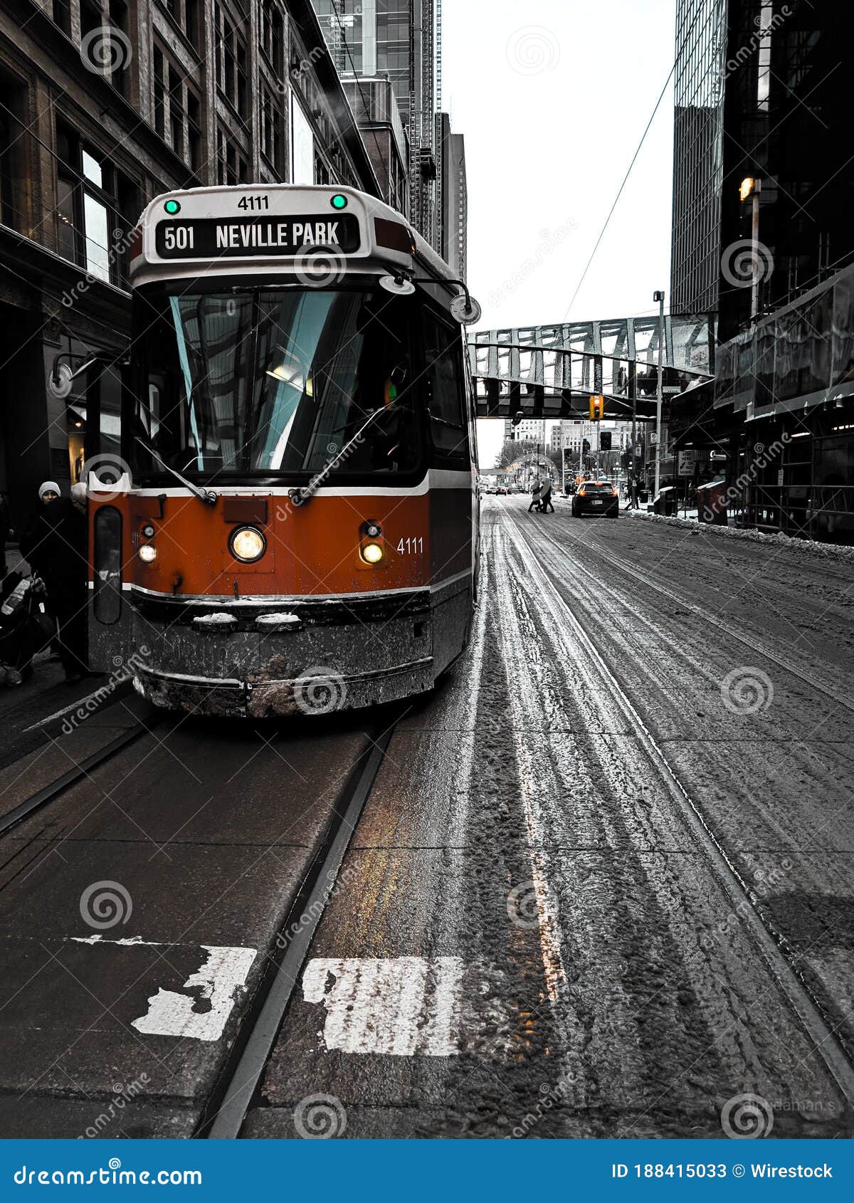 Toronto Canada Dic 12 2018 : Calles De Toronto Foto de archivo ...