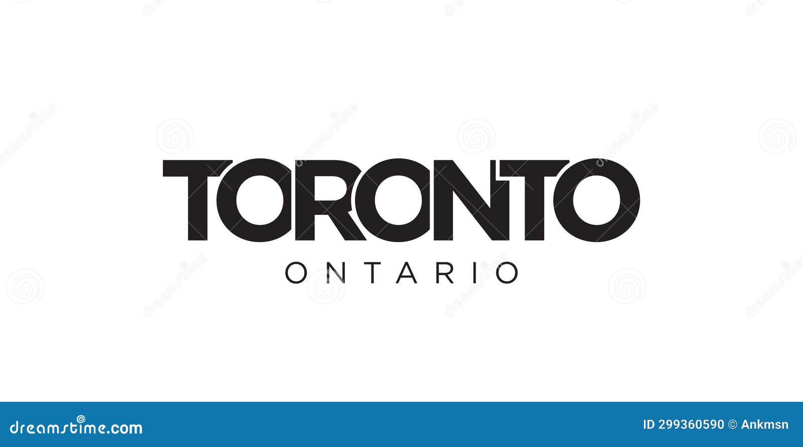 Toronto in the Canada Emblem. the Design Features a Geometric Style ...