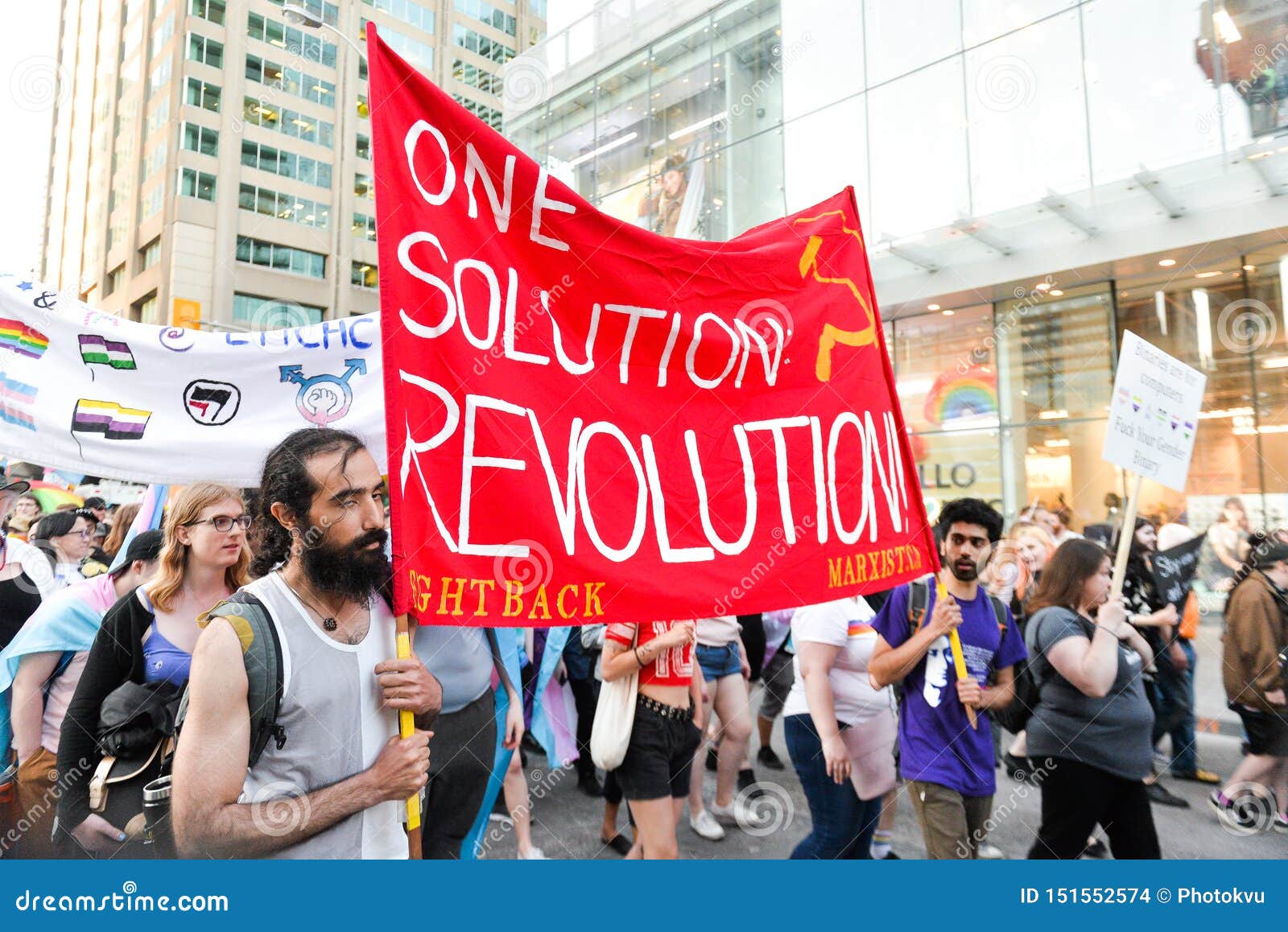 Trans March in Toronto editorial stock image. Image of month - 151552574
