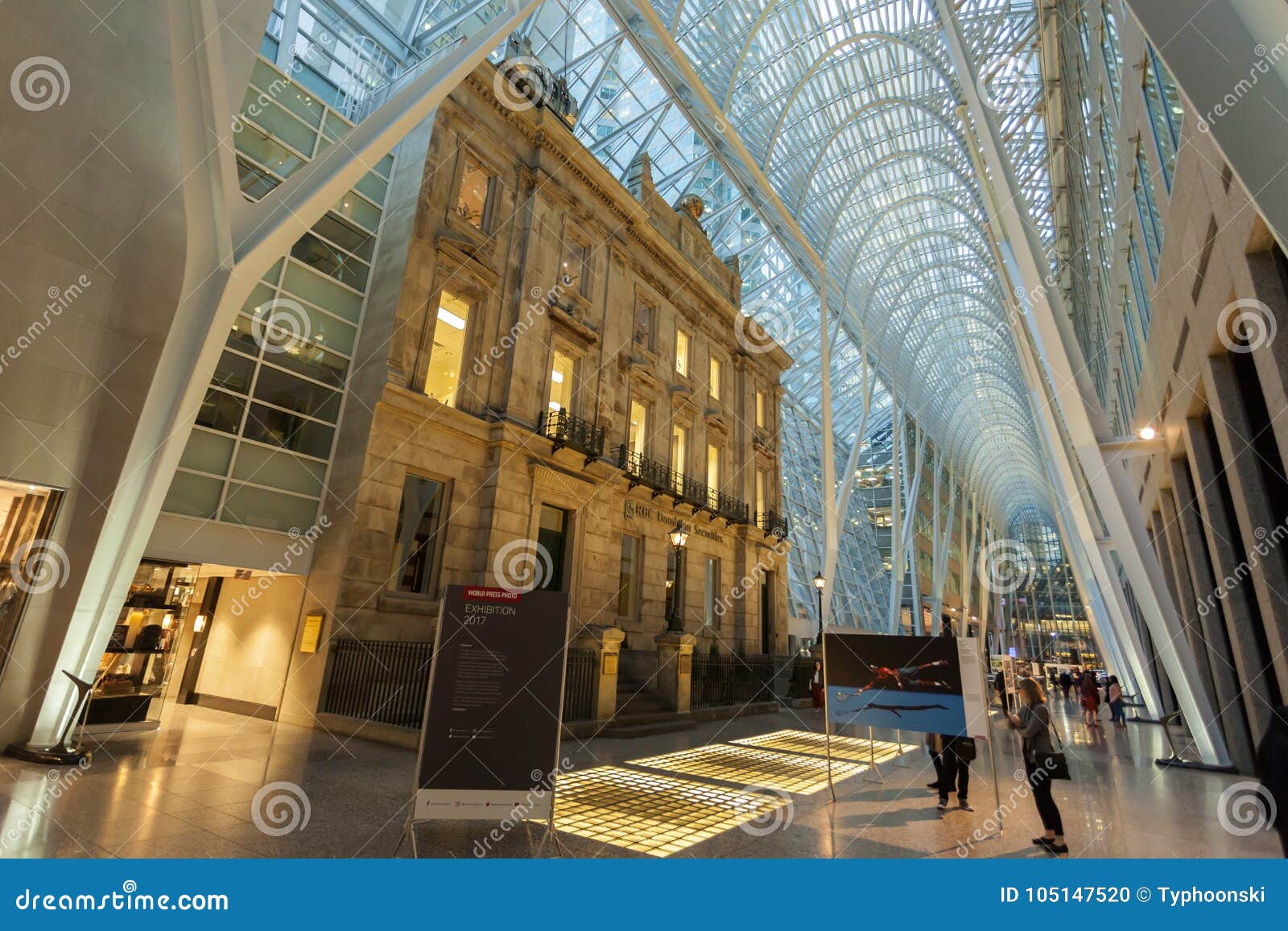 Brookfield Place, Toronto, Canada Editorial Image - Image of design ...