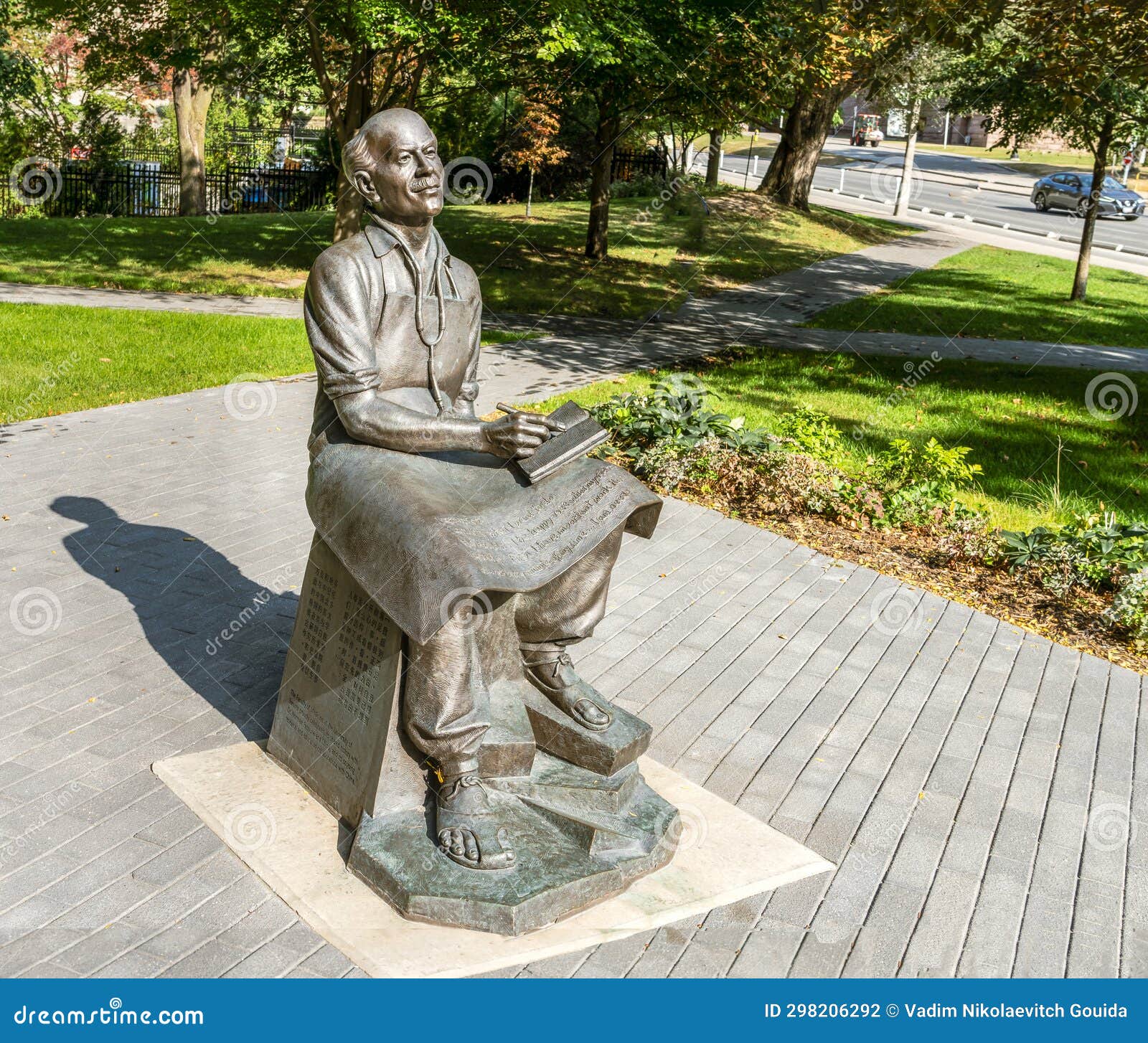 Norman Bethune Square Statue Inaugurated In 1976, Editorial Image ...