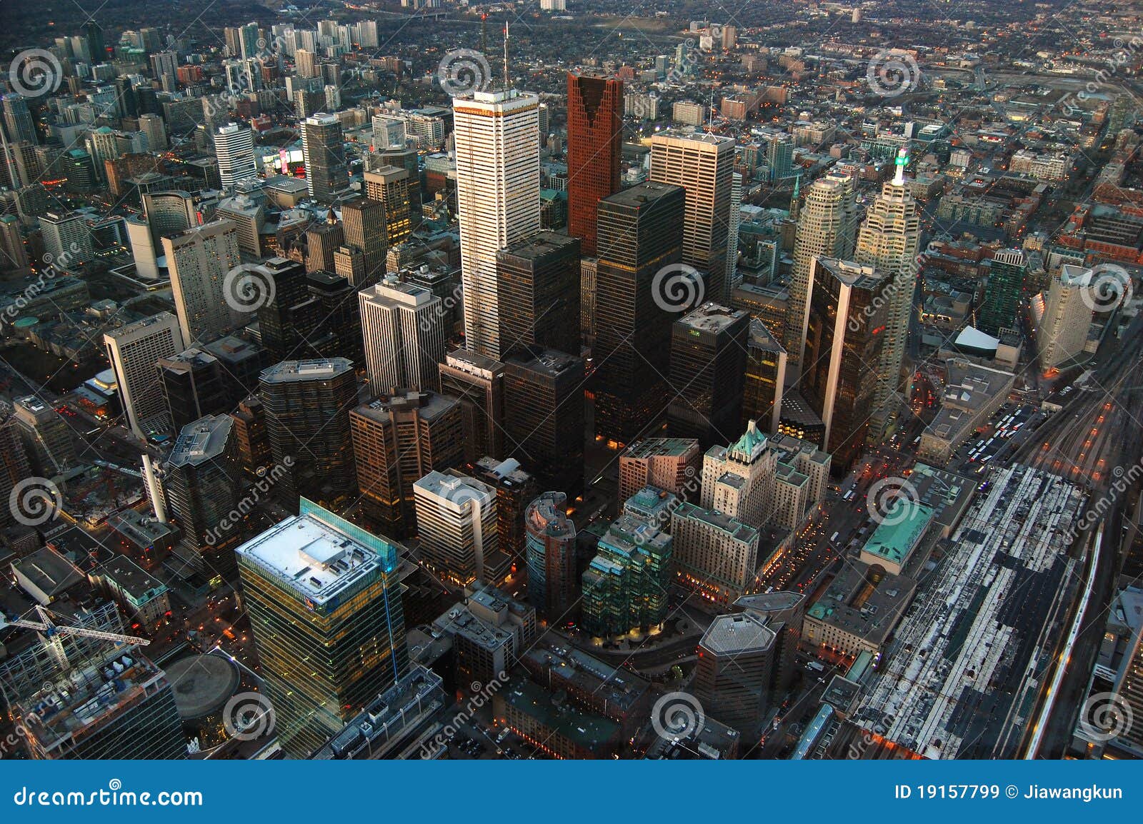 Toronto CBD Skyscrapers stock image. Image of central - 19157799