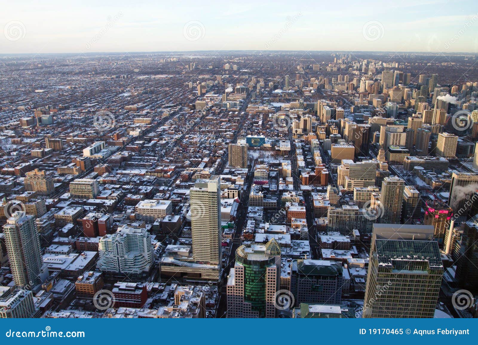 Toronto City from Above stock image. Image of business - 19170465