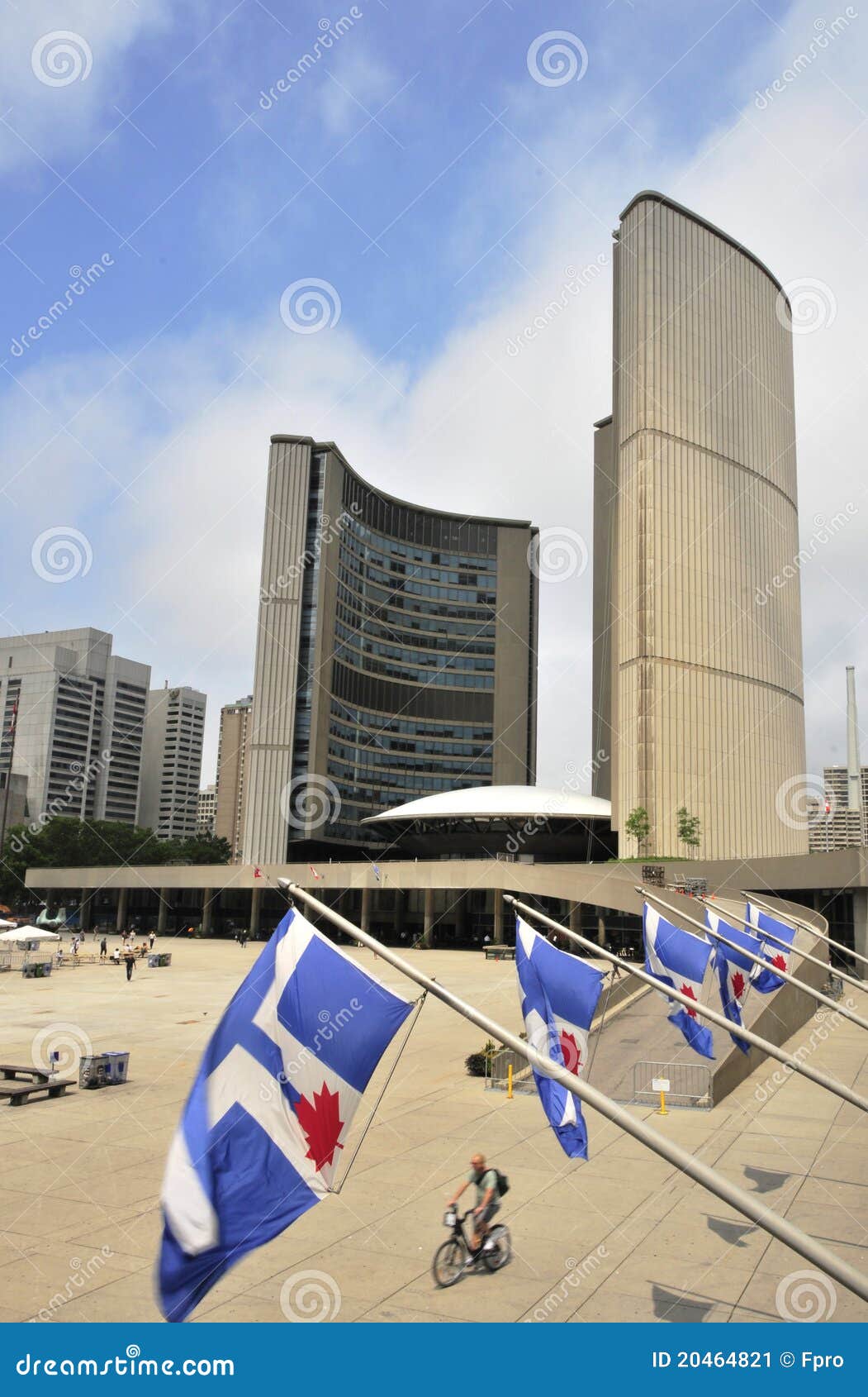 Toronto City Hall editorial photo. Image of ring, square - 20464821