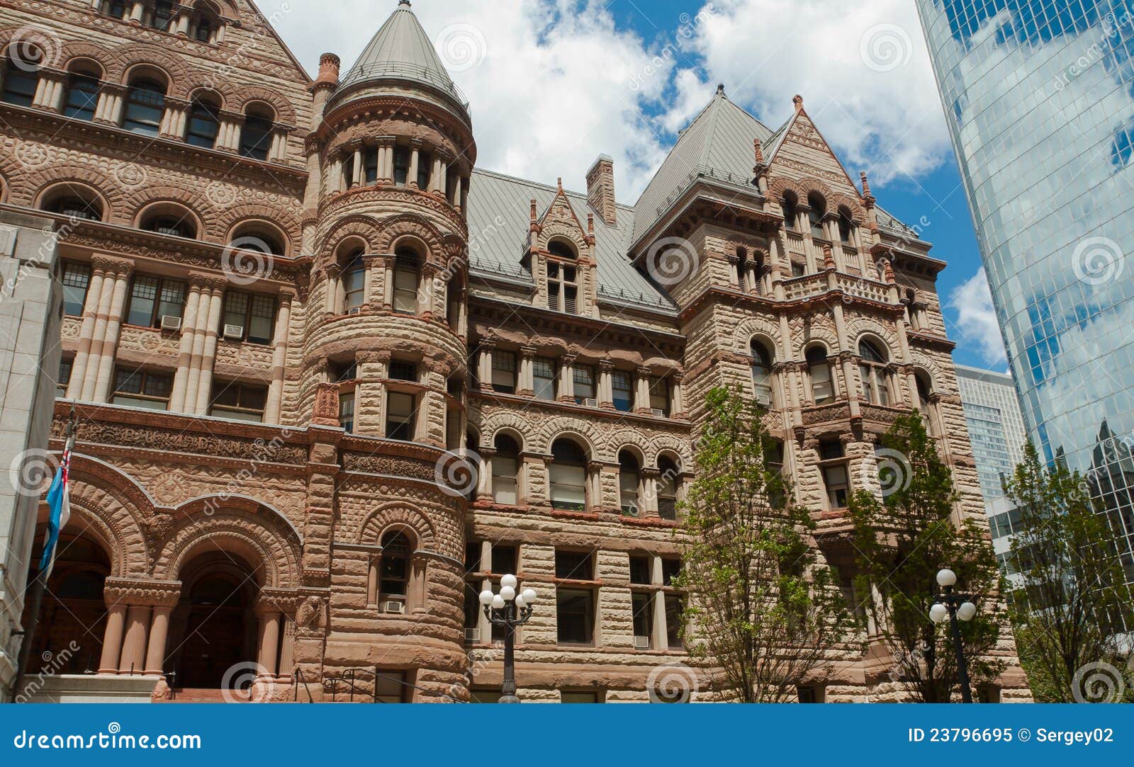 Toronto City Hall stock image. Image of highrise, skyscraper - 23796695